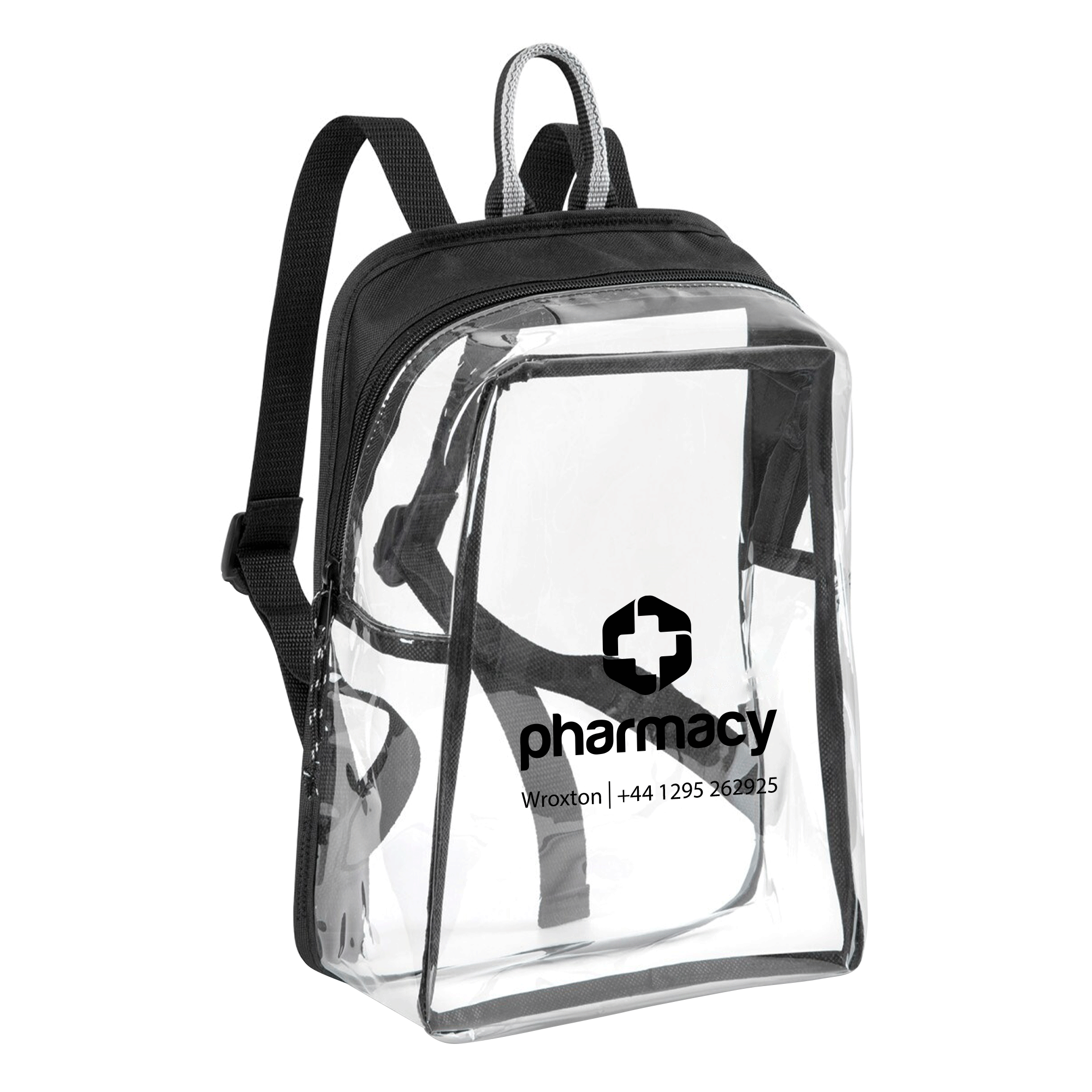 Custom Sigma Clear Mini Backpack | Pens.com