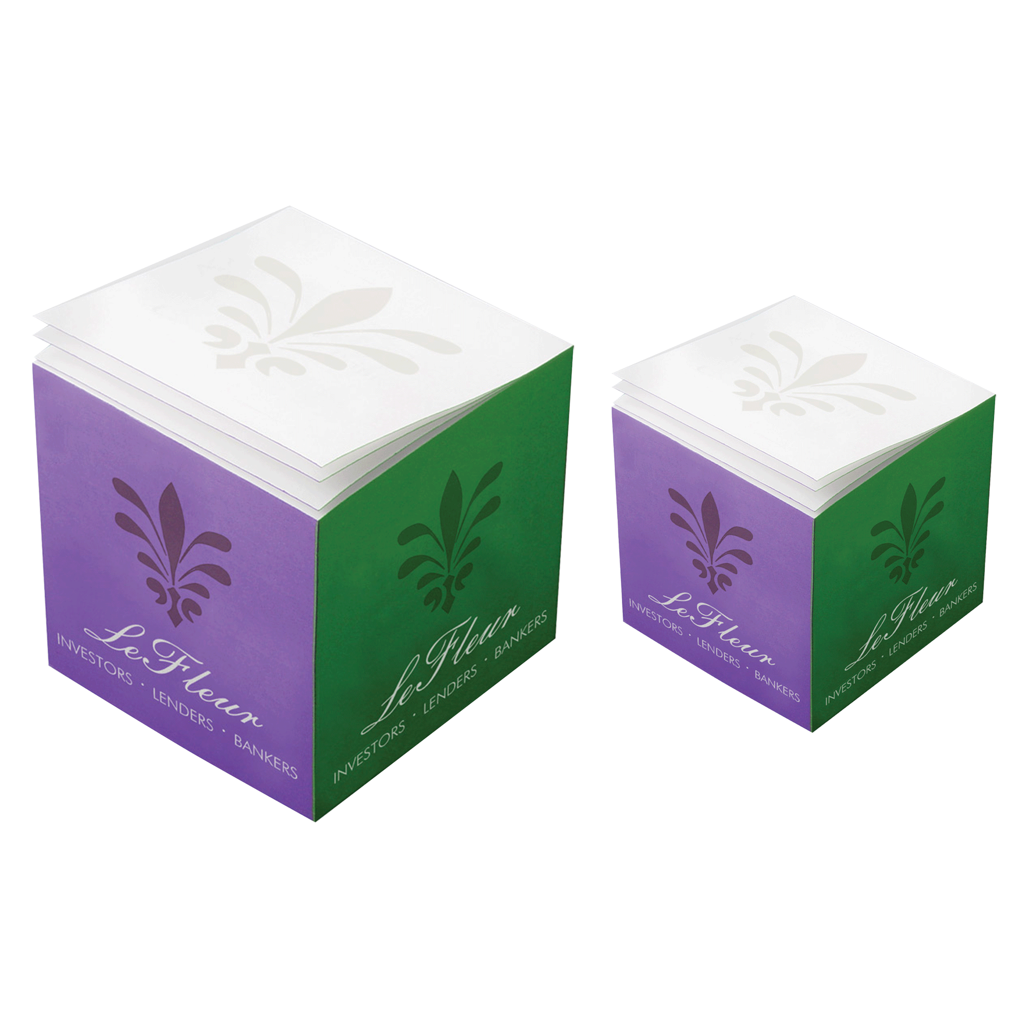 Custom Full Color 3 3/8''x3 3/8''x3 3/8'' Cube Post-it® Notes | Pens.com