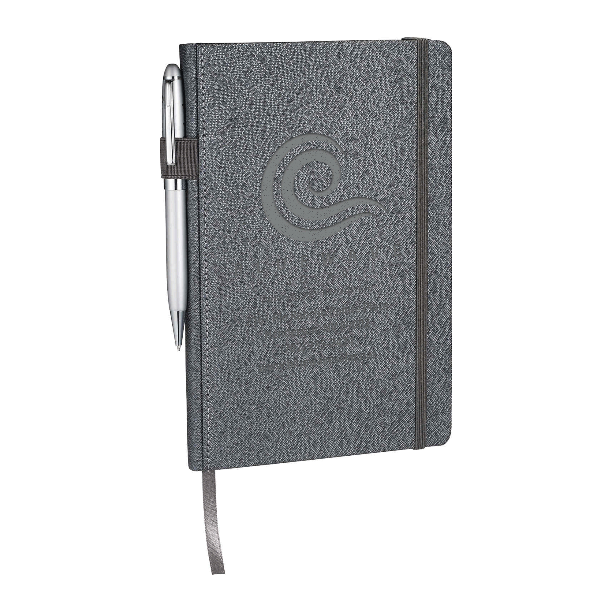 Custom Debossed JournalBook® 5"x 8" Modena Notebook | Pens.com