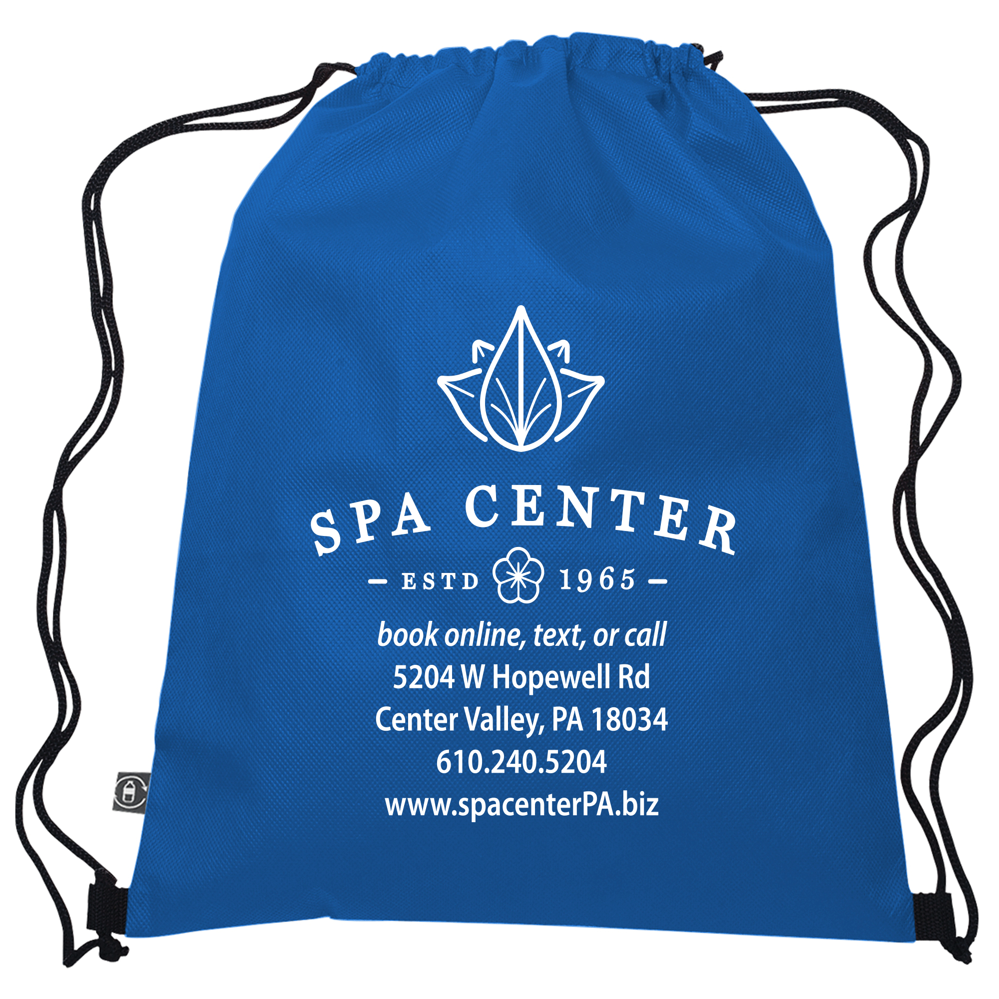 Custom Dax Recycled Drawstring Backpack | Pens.com