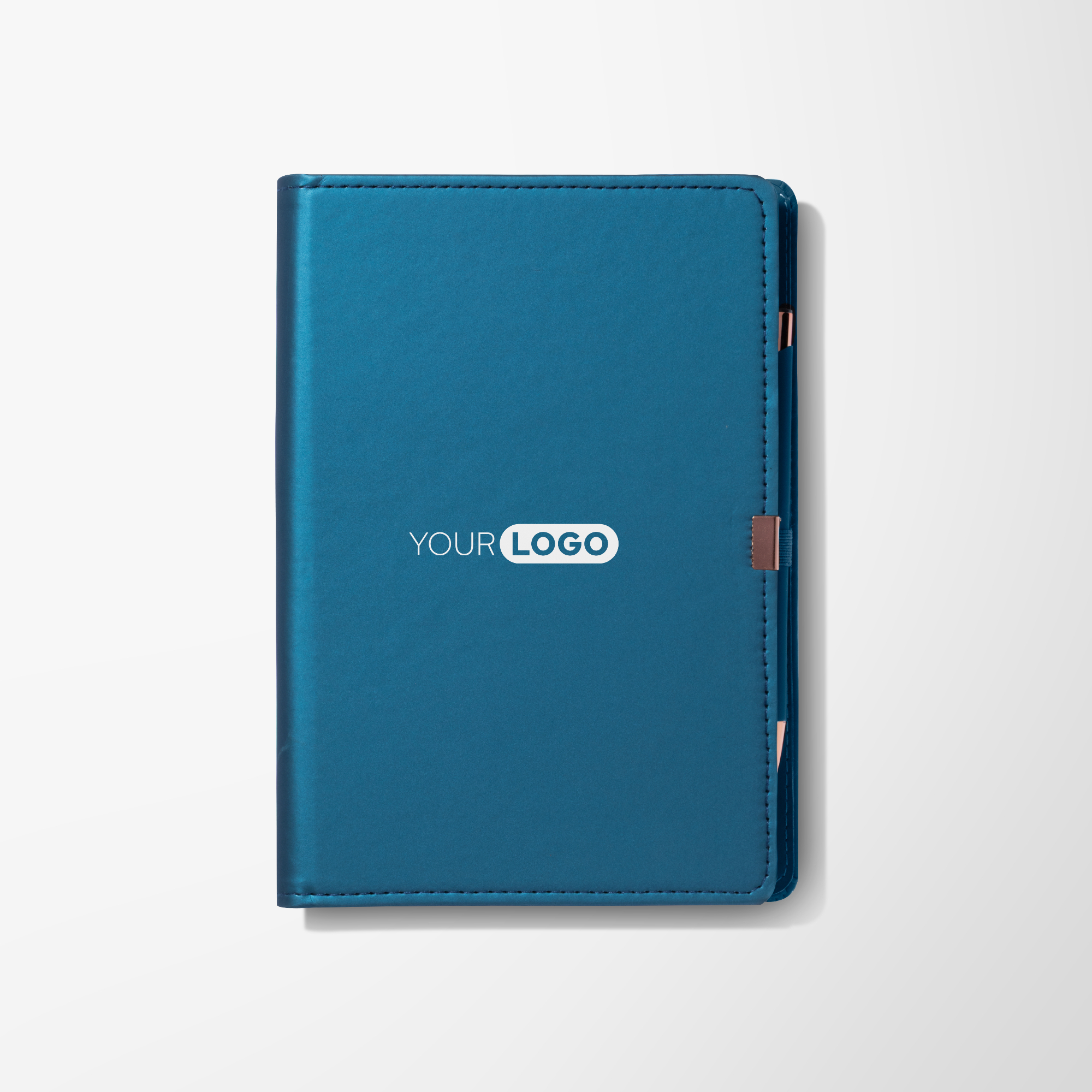 Promotional A5 Recycled Finn Note Caddy & Paragon Pen Set with Logo ...