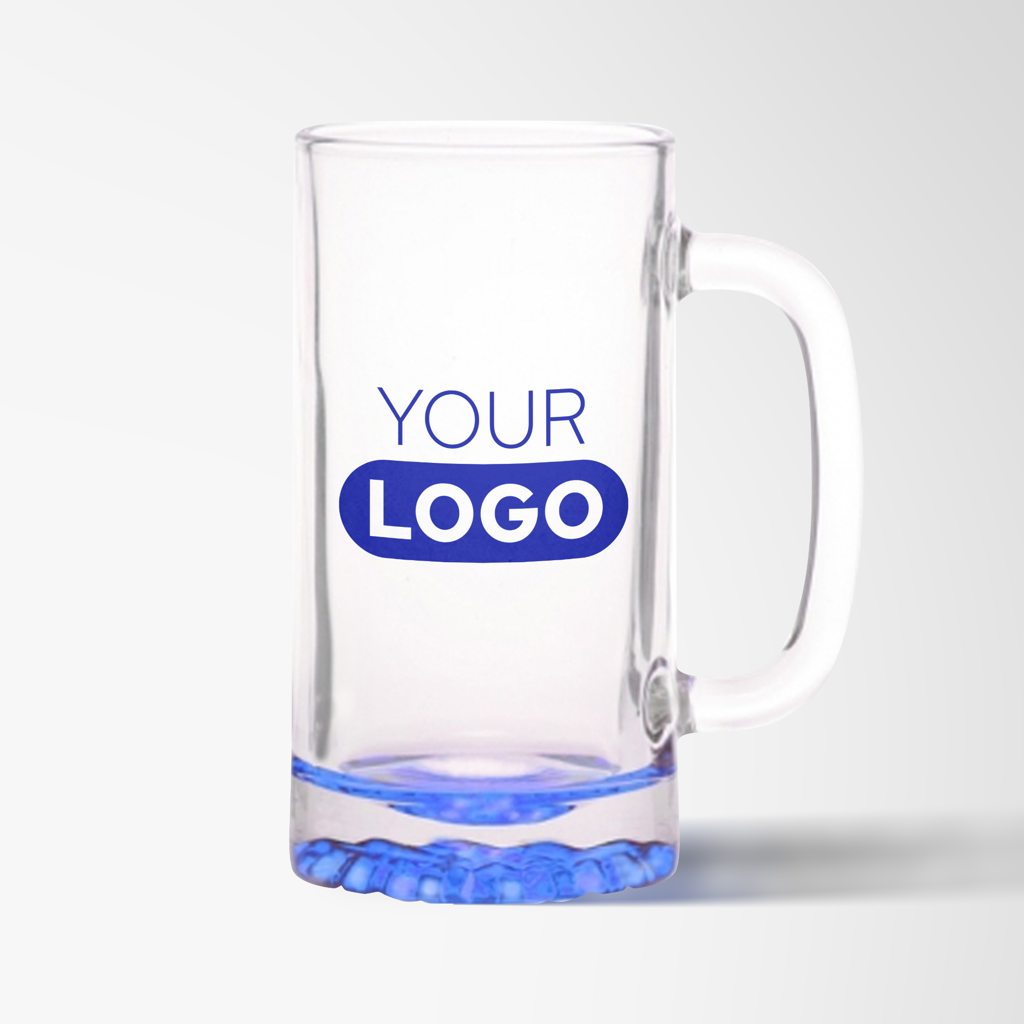 Custom Libbey® 16 oz. Two-Tone Starburst Glass Stein | Pens.com