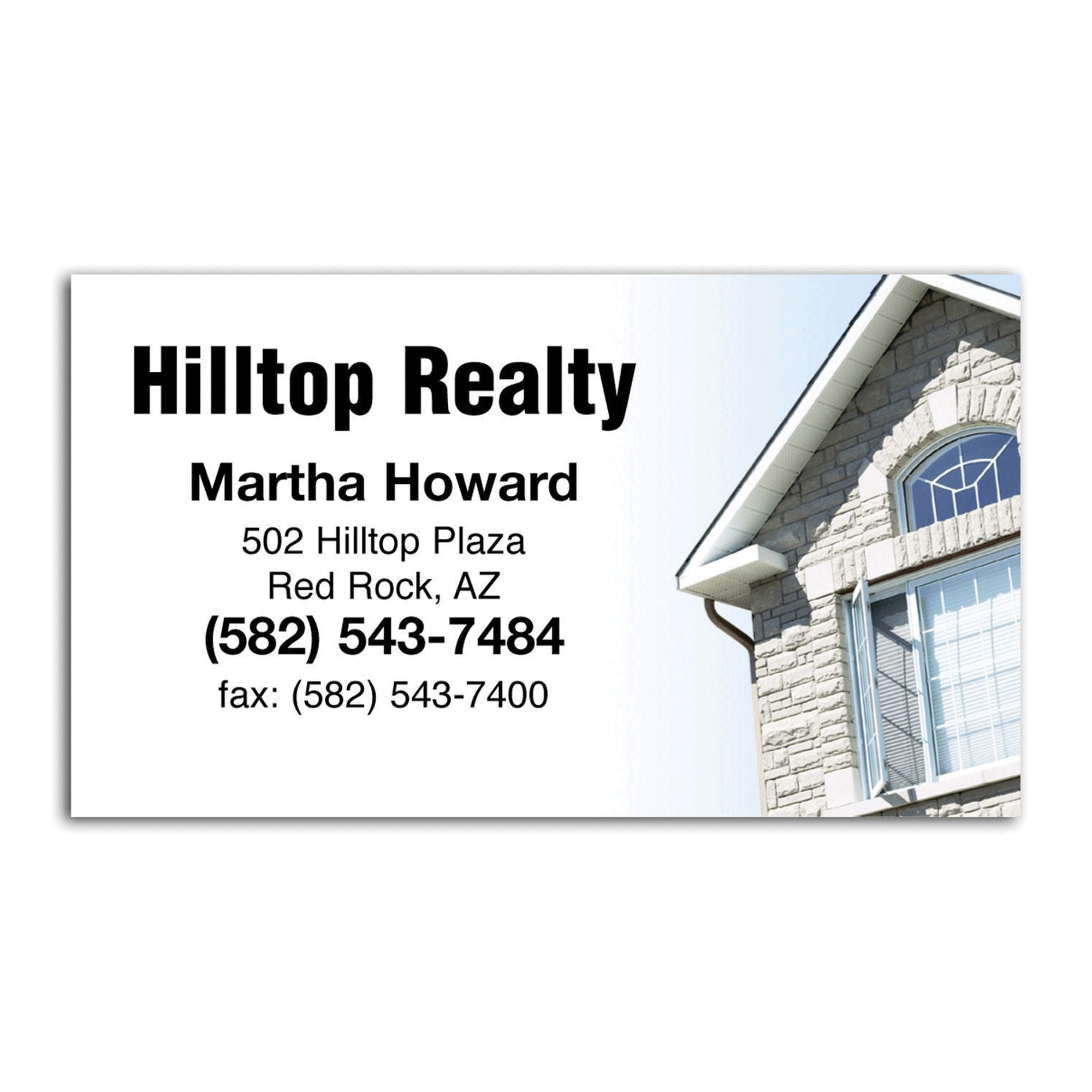 Custom Full Color Business Card Magnet with Real Estate Design | Pens.com