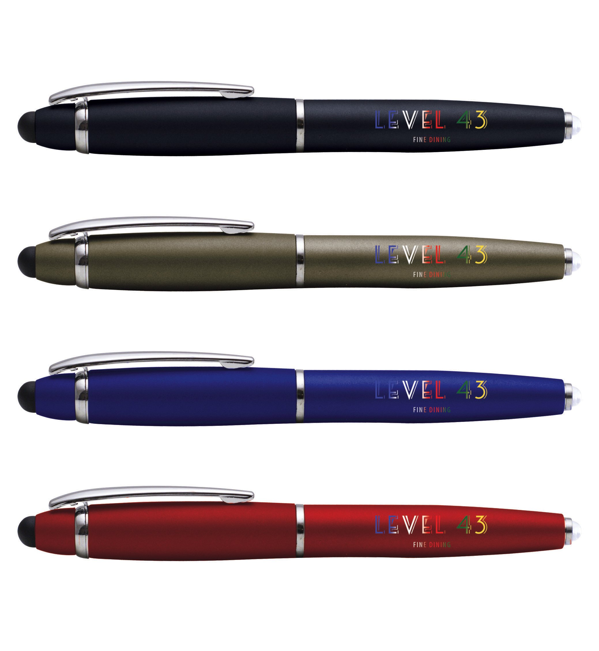 Full Colour Avana Soft Touch Stylus Pen Publicitaire | Pens.com