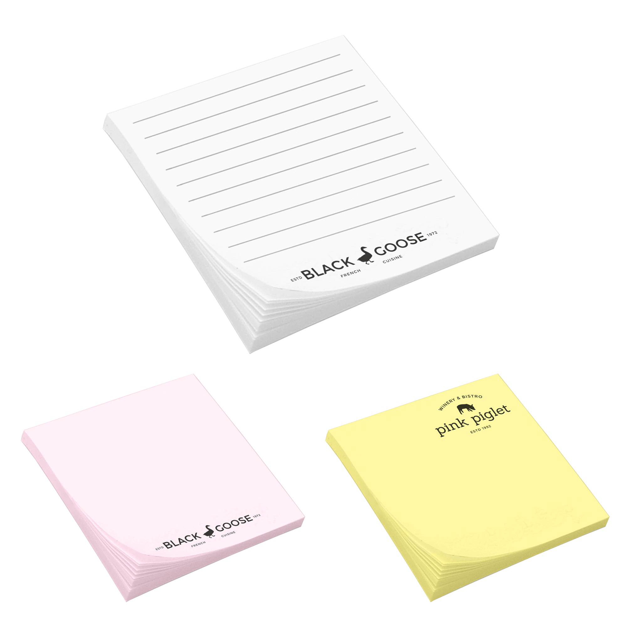 Custom 2 3/4''x3'' 50-Sheet Post-it® Notes | Pens.com