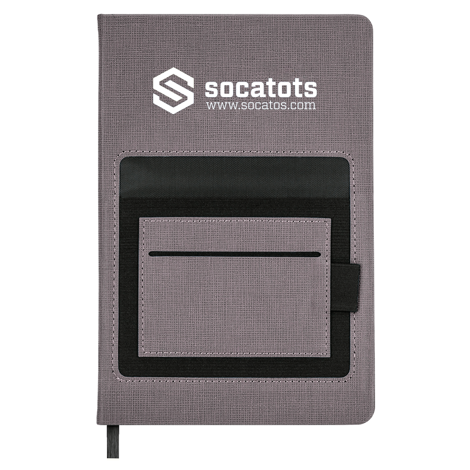 Custom 5'' x 8'' Multi-Pocket Business Notebook | Pens.com