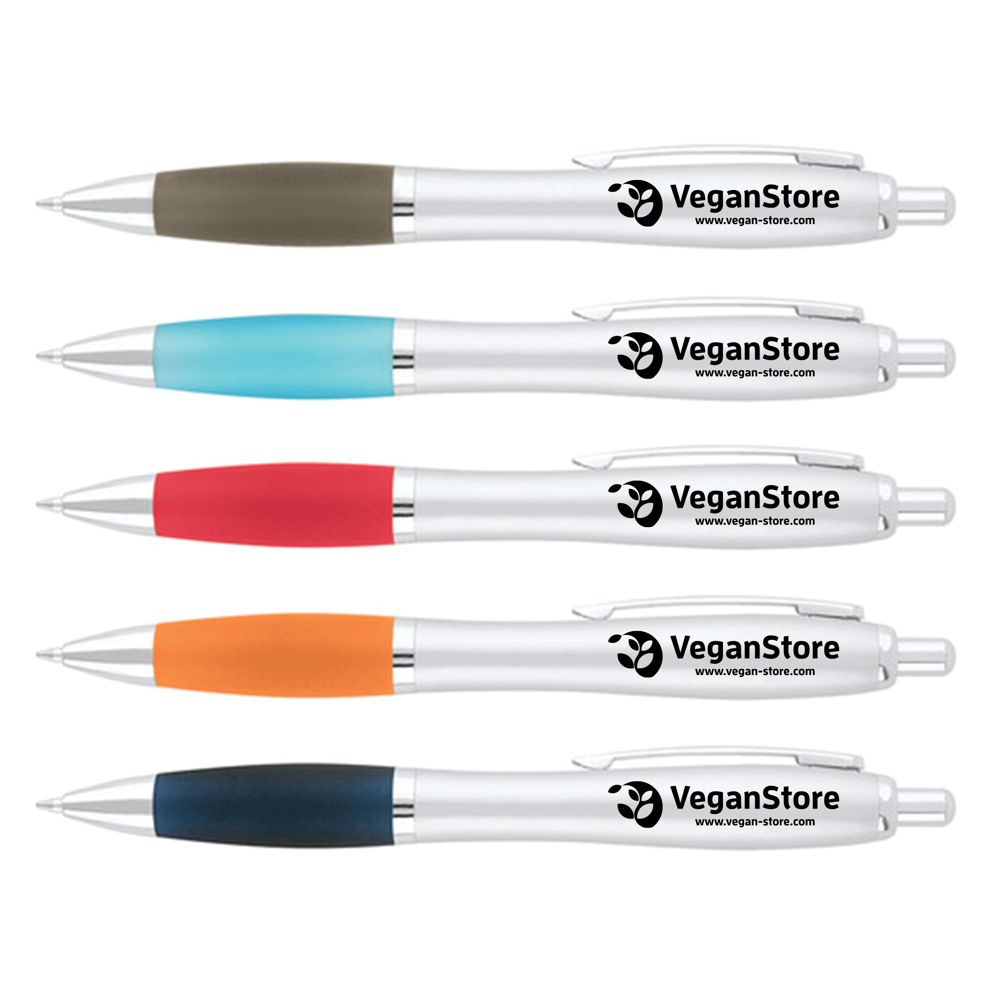 Custom Curvaceous Silver Matte Gel Pen | Pens.com