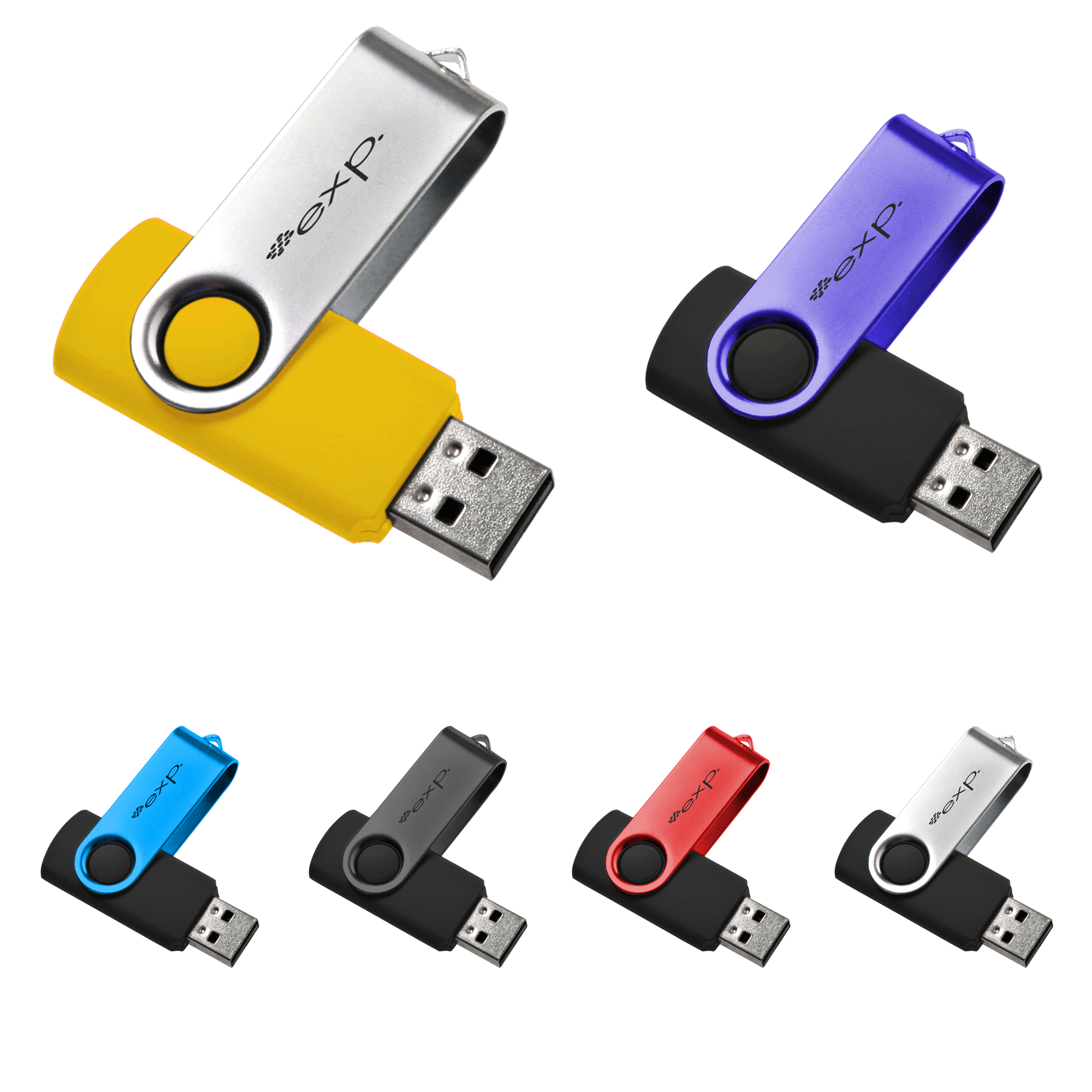Custom 8GB USB Swivel Flash Drive | Pens.com