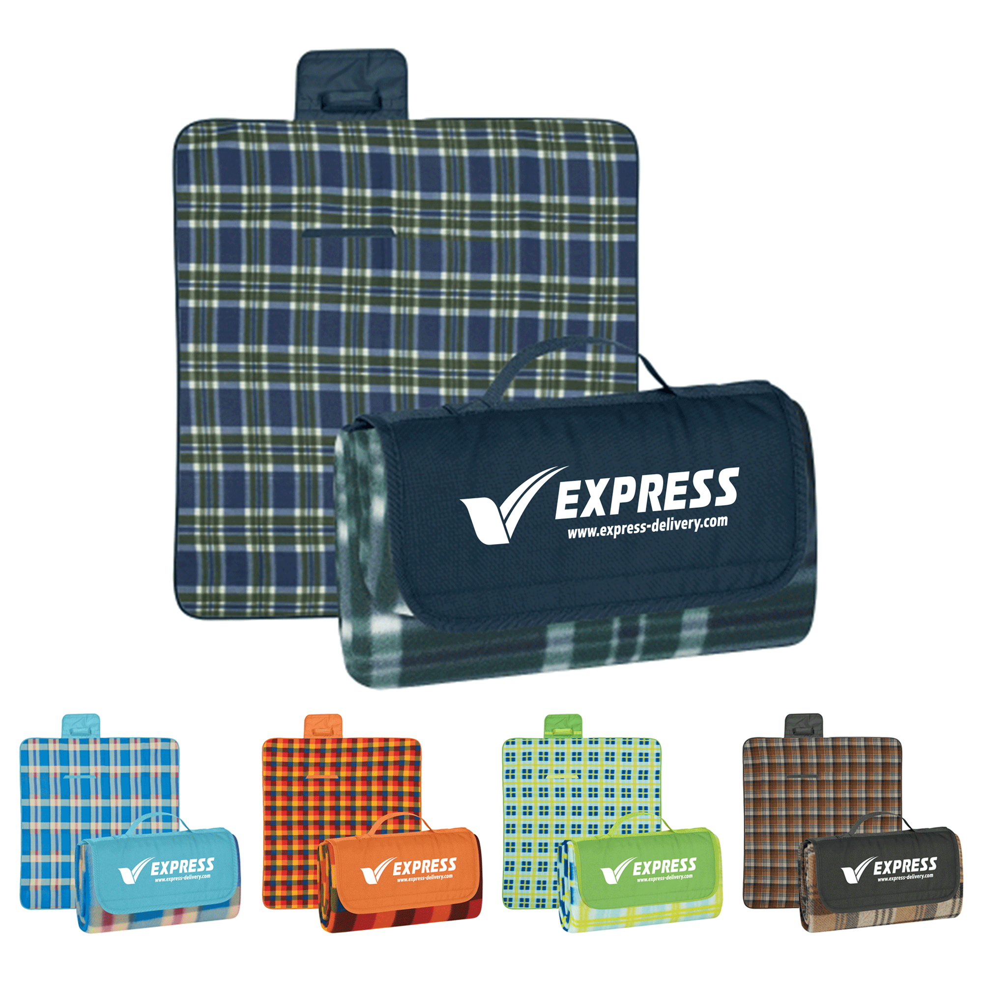 Custom Roll-Up Picnic Blanket | Pens.com