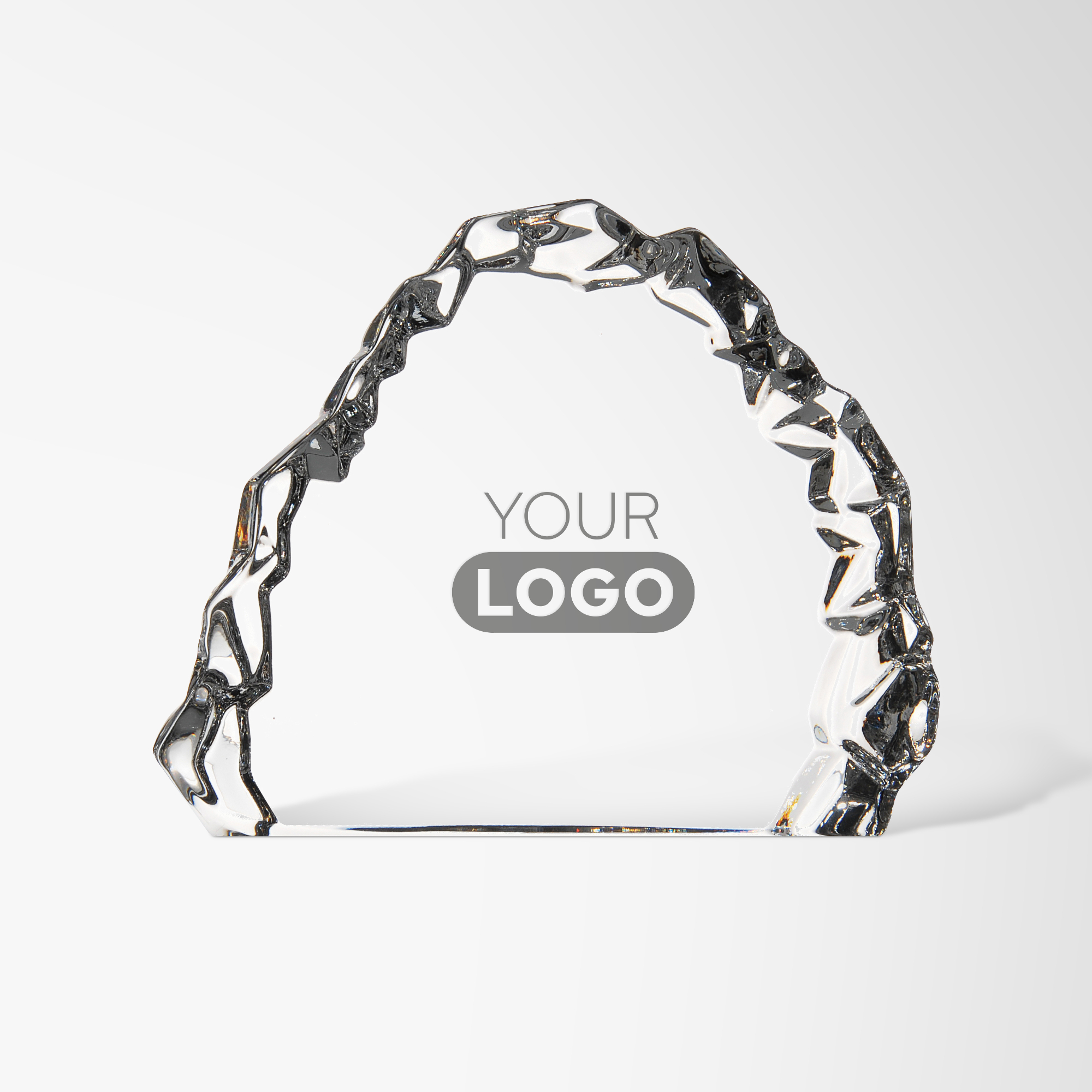 Custom Etched MARIO CIONI Crystal Arvada Arc Award | Pens.com