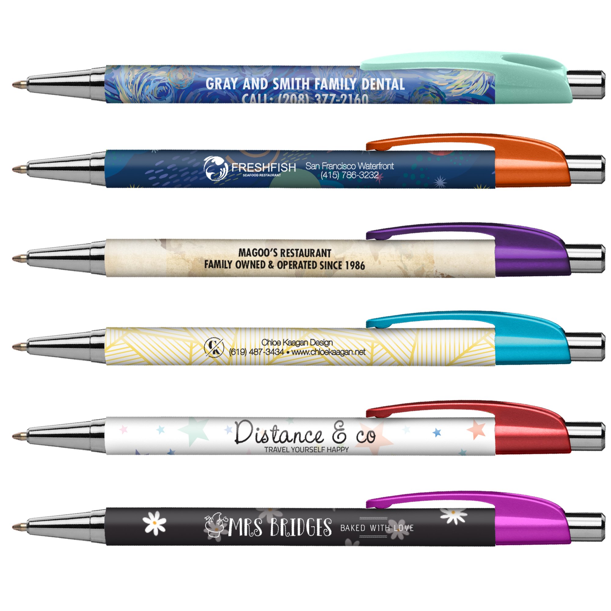 Custom Design Wrap Matte Metallic Colourama Pen | Pens.com CA