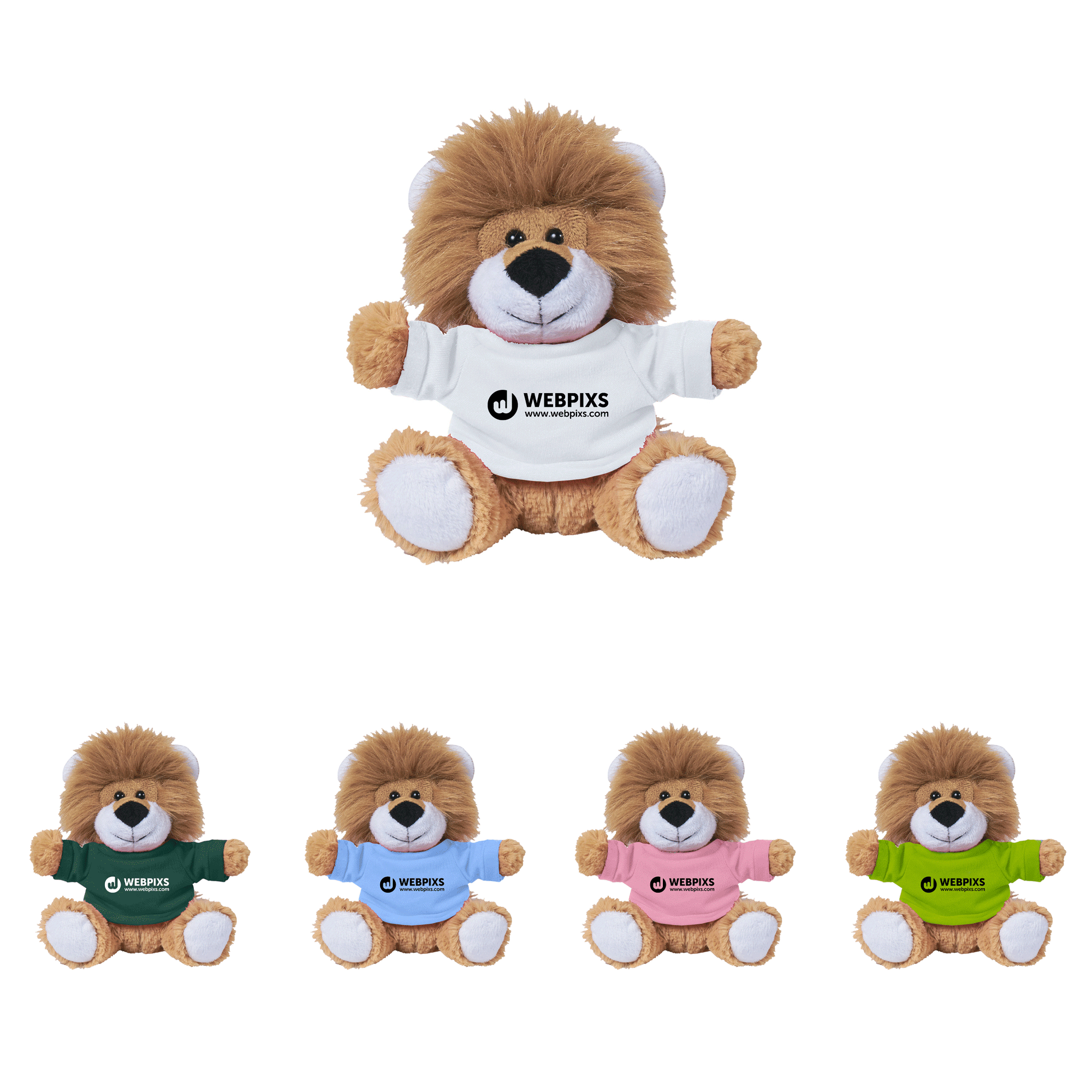 Custom 6" Lovable Lion with Shirt | Pens.com CA
