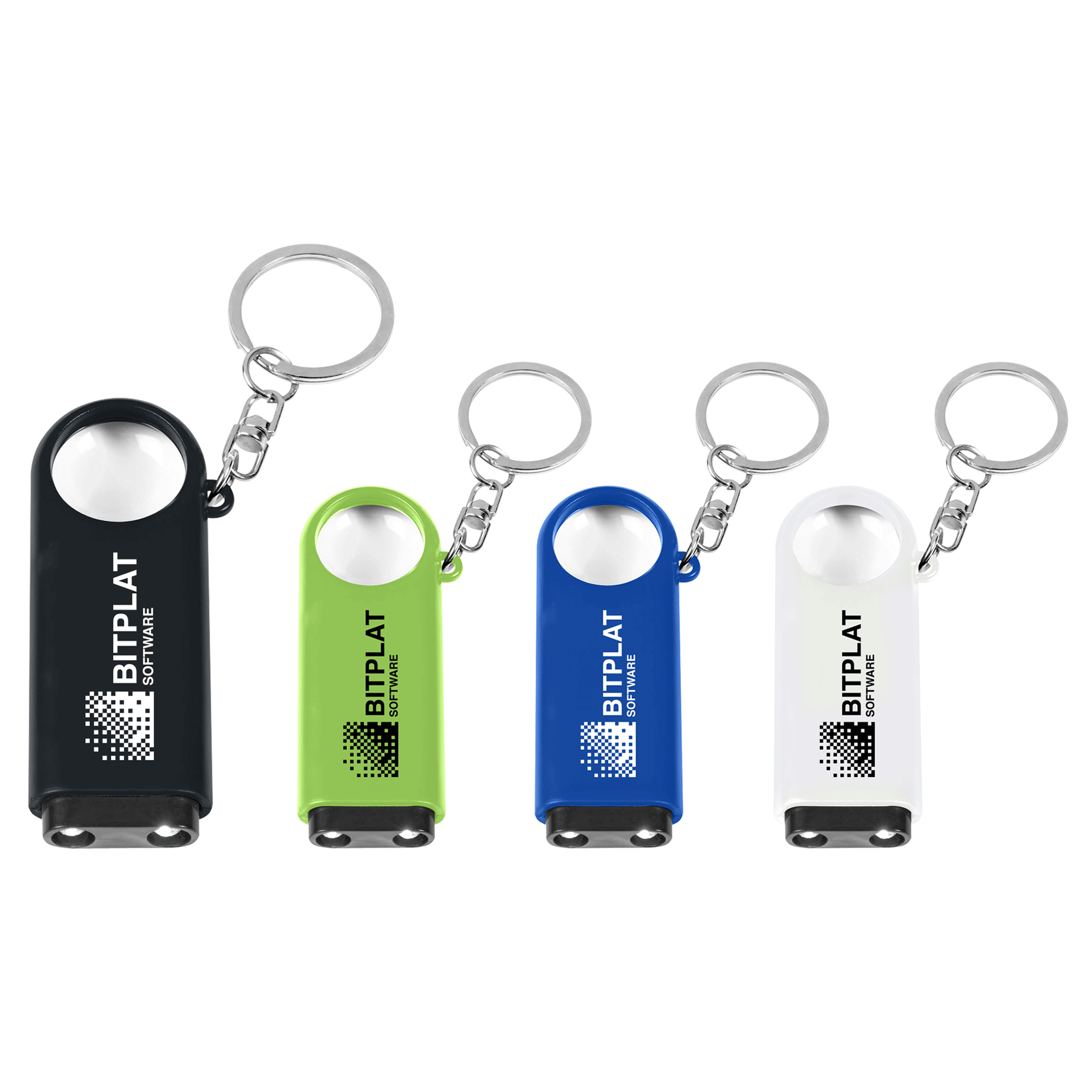 Custom Magnifier & LED Light Keychain | Pens.com