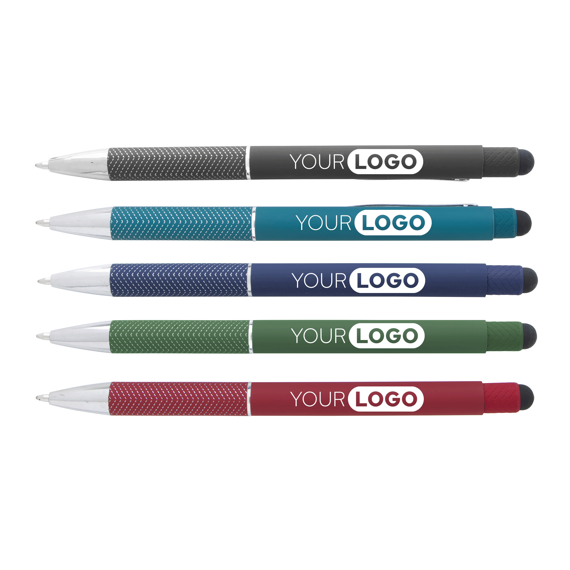 Custom Good Value™ Soft Touch Bella Stylus Pen | Pens.com