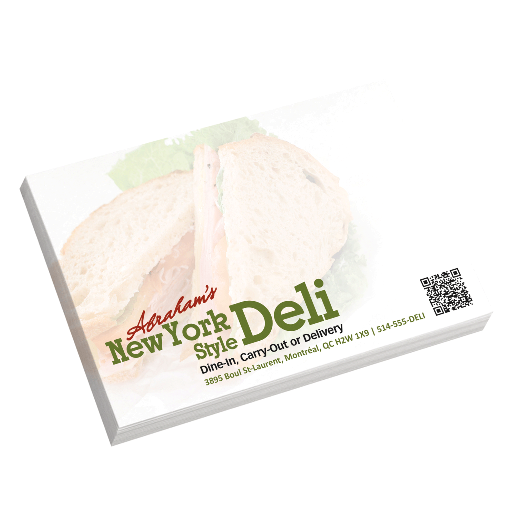 Custom Souvenir® 4'' x 3'' Sticky Note™, 50 sheet | Pens.com