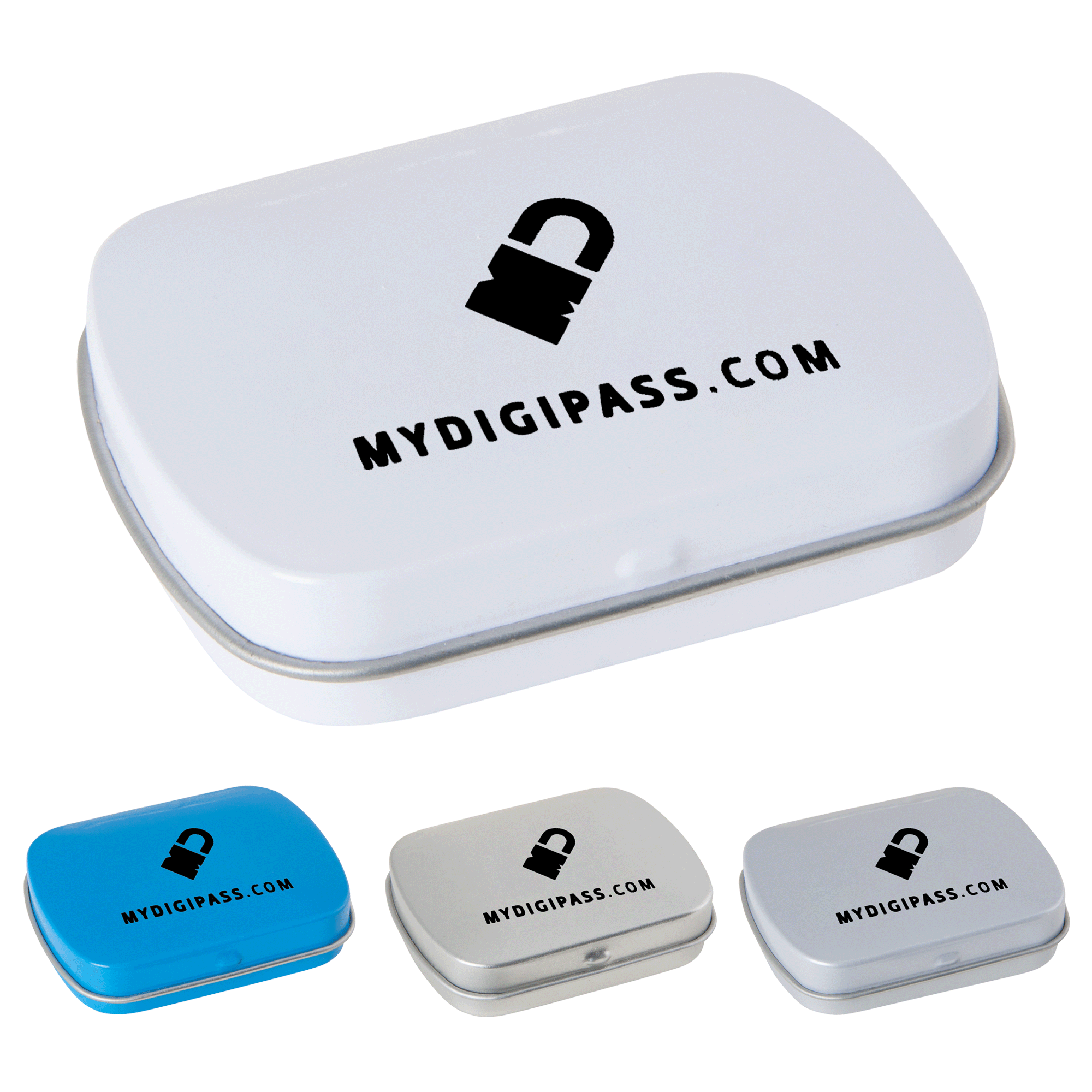 Reklamní Plechovka S Pantem Convex a S Přibližně 30g Mentolek s ...