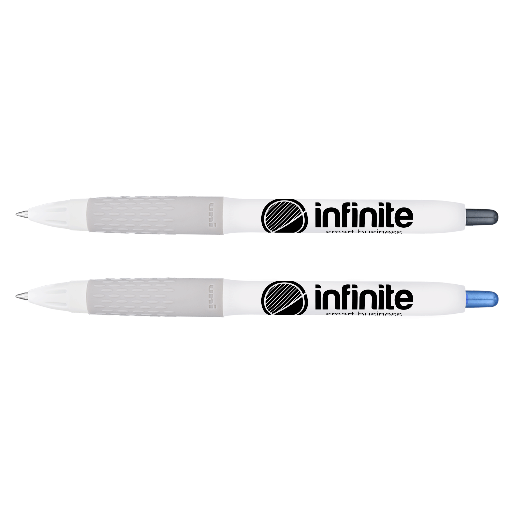 Custom uni-ball® White 207 Gel Pen with Textured Grip | Pens.com