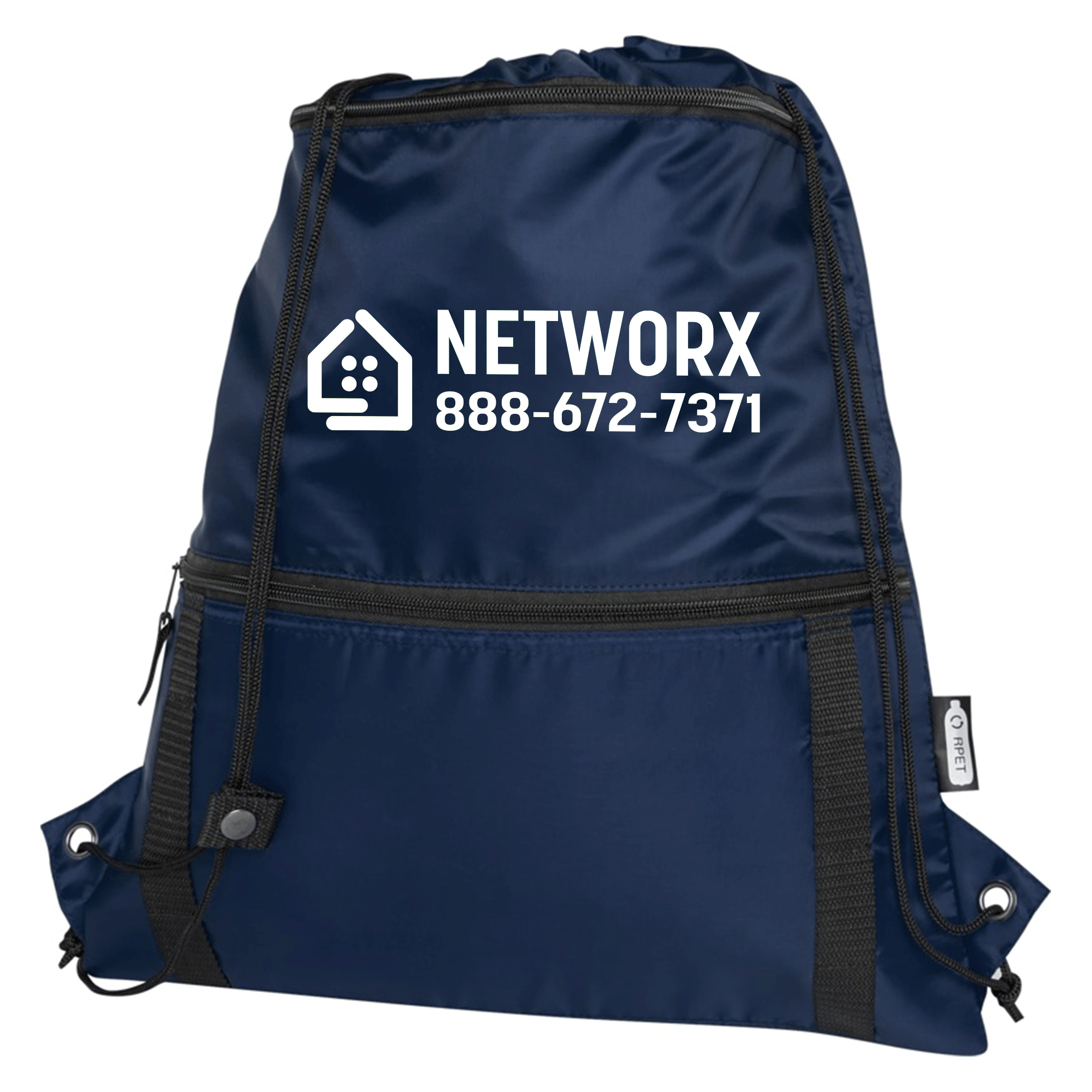 Promotional Adventure RPET Insulated Drawstring Bag with Logo | Pens.com