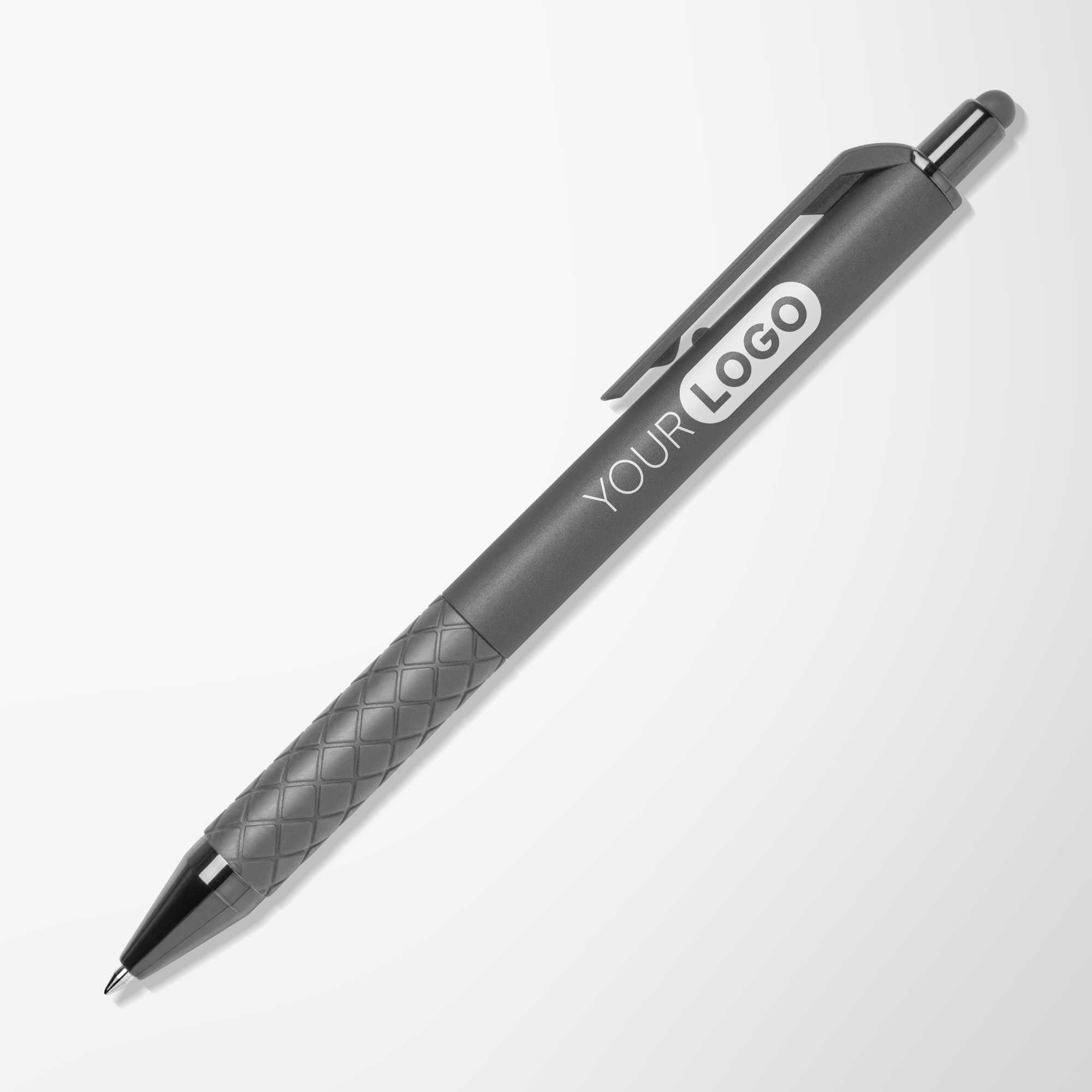 Custom Monochrome Miles Gel Stylus Pen | Pens.com