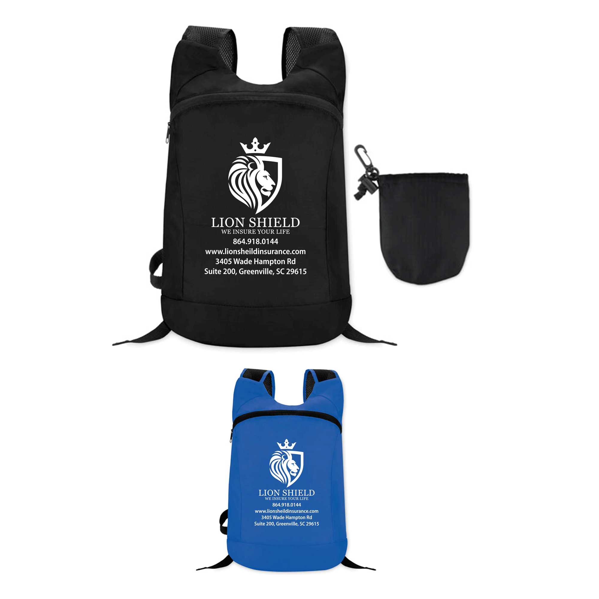 Promotional Joggy Foldable Sports Rucksack with Logo | Pens.com