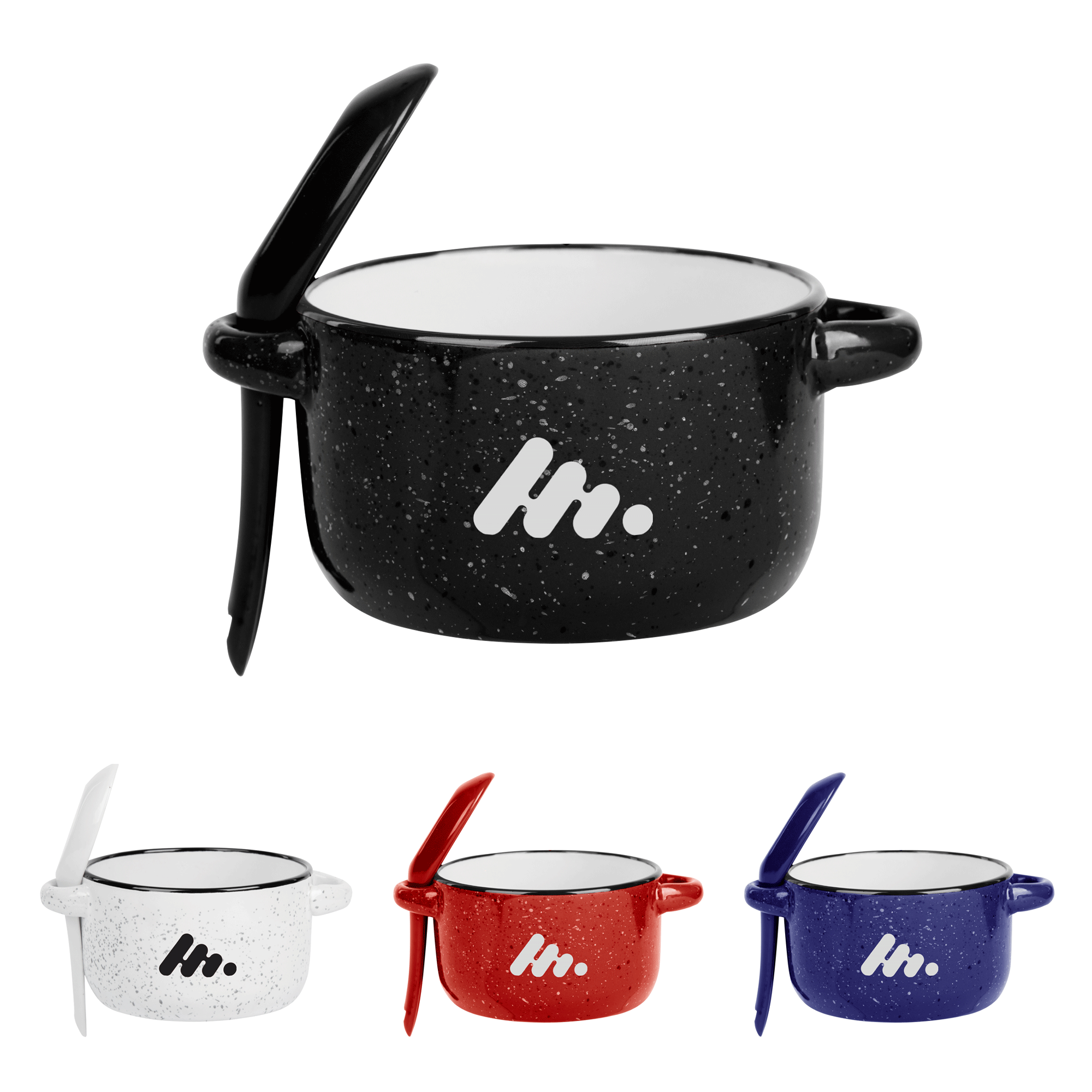 Custom 12 oz. Campfire Ceramic Soup Mug | Pens.com CA