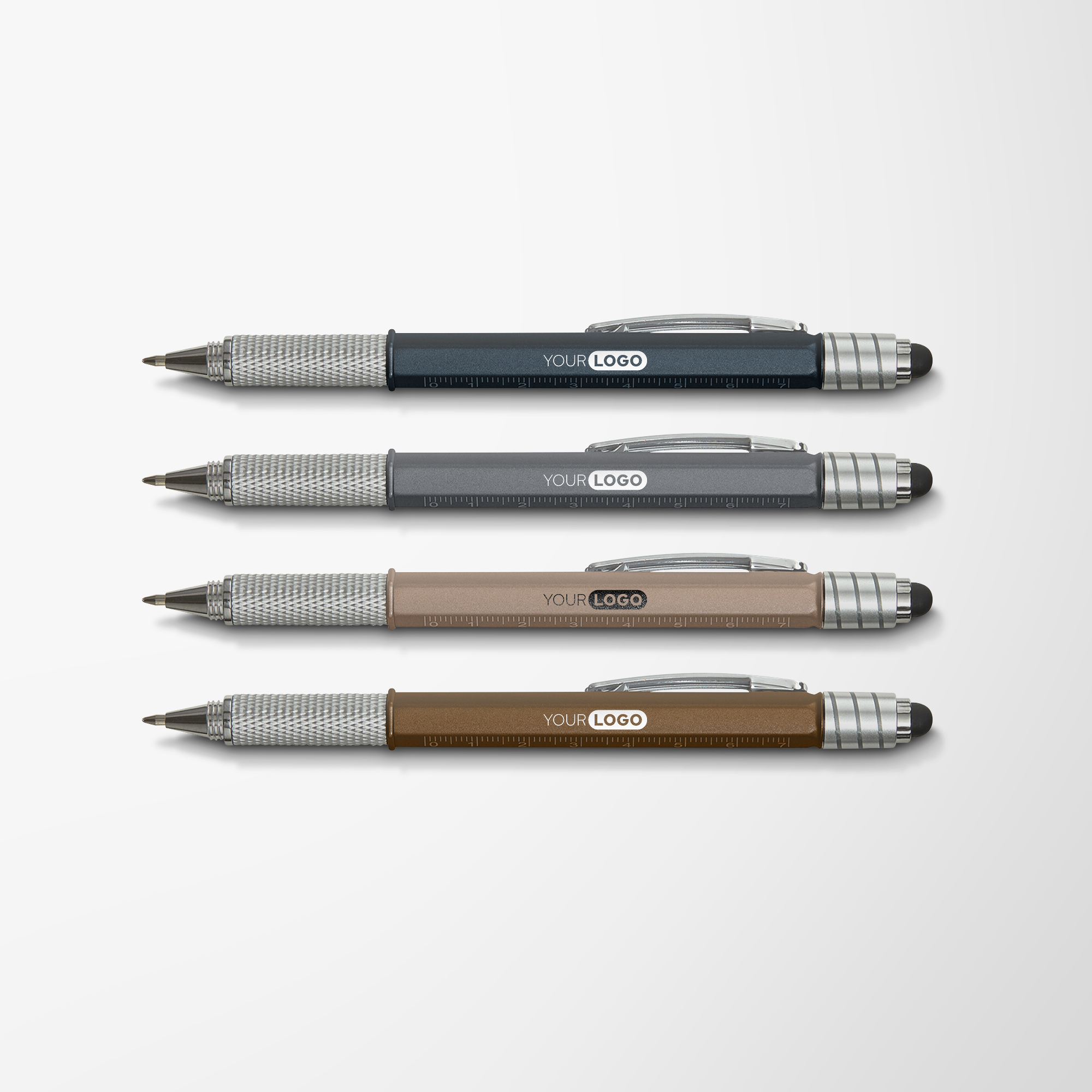 Custom Harriton Utility Spinner Stylus Pen | Pens.com