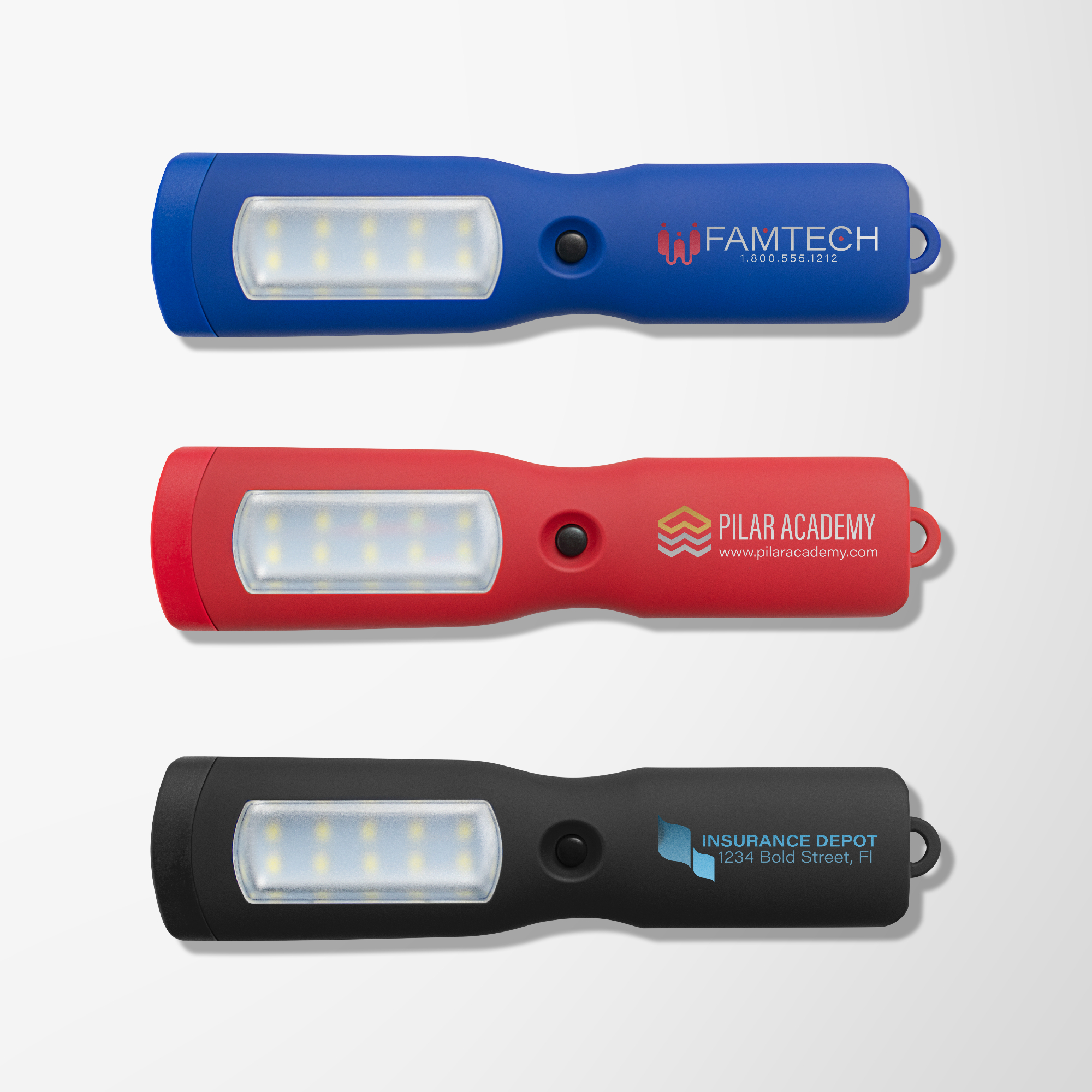 Custom Full Color Oval LED Flashlight | Pens.com