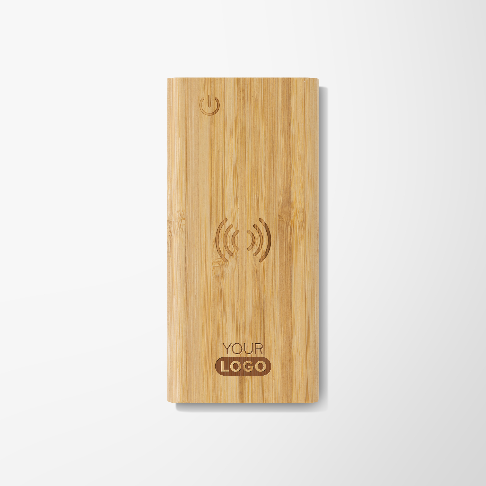 Promotional Engraved Bamboo Coda 8000mAh Power Bank with Logo | Pens.com