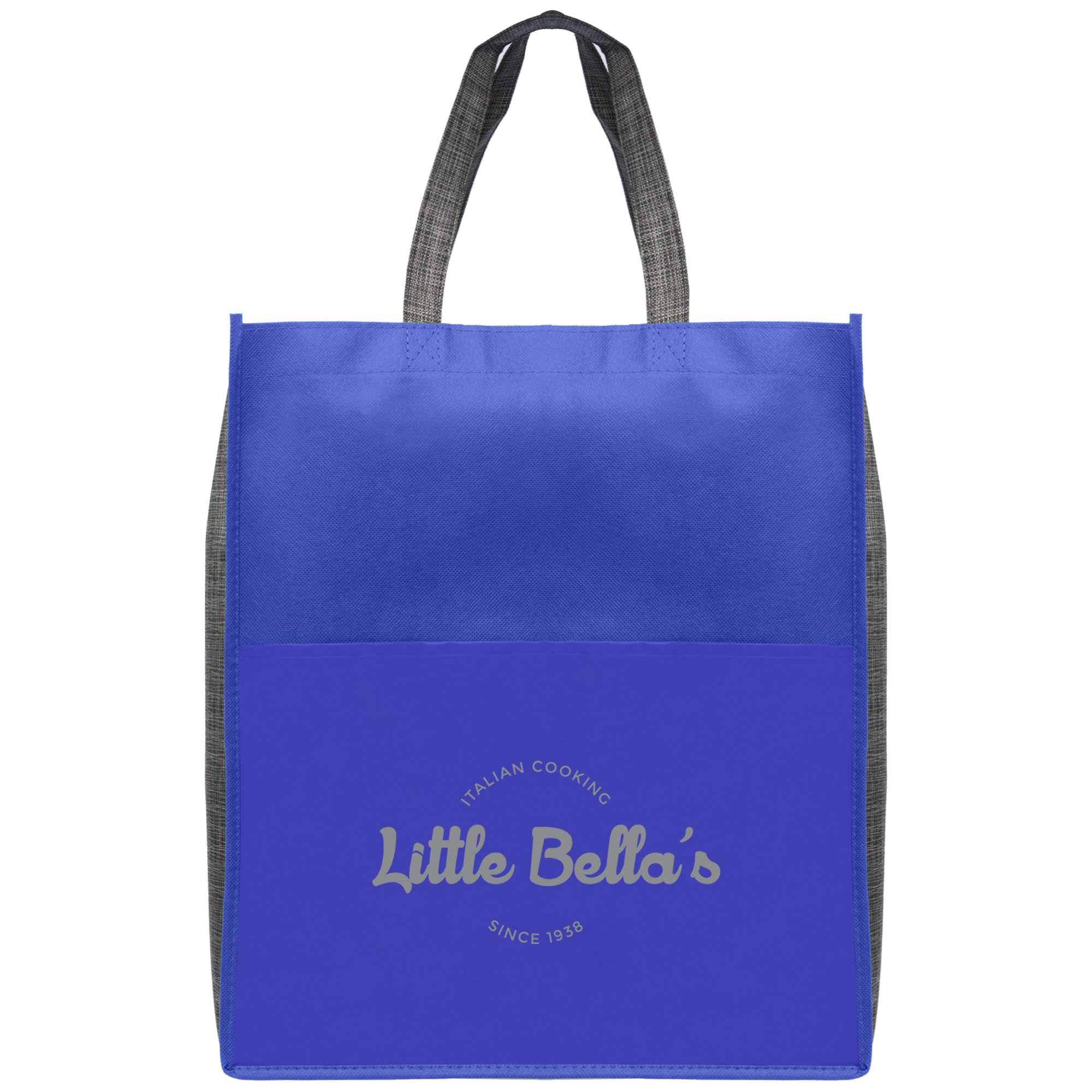 Custom Rayna Tote Bag with Silver Imprint | Pens.com