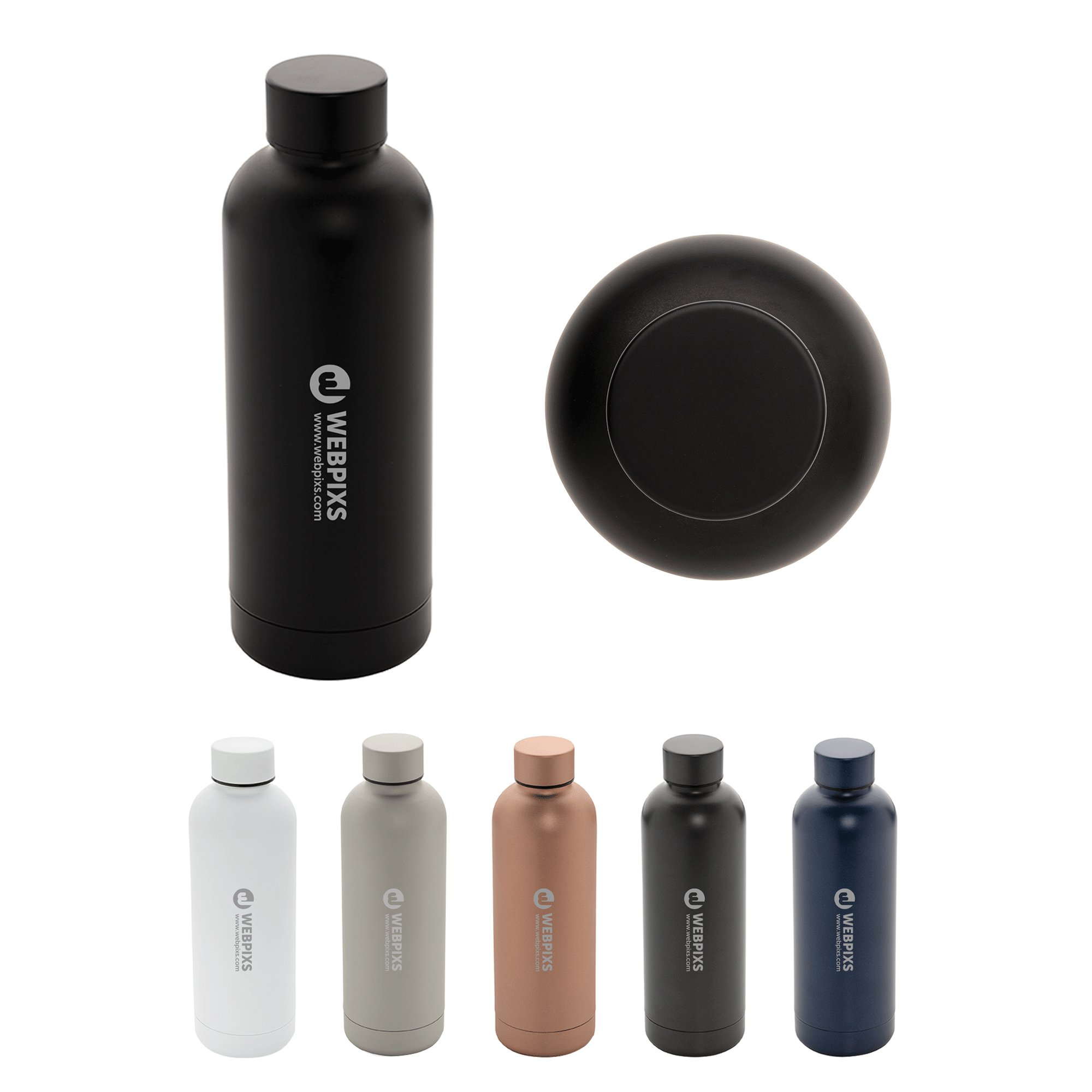 Promotional Engraved 500 ml Impact Recycled Stainless Steel Bottle with ...