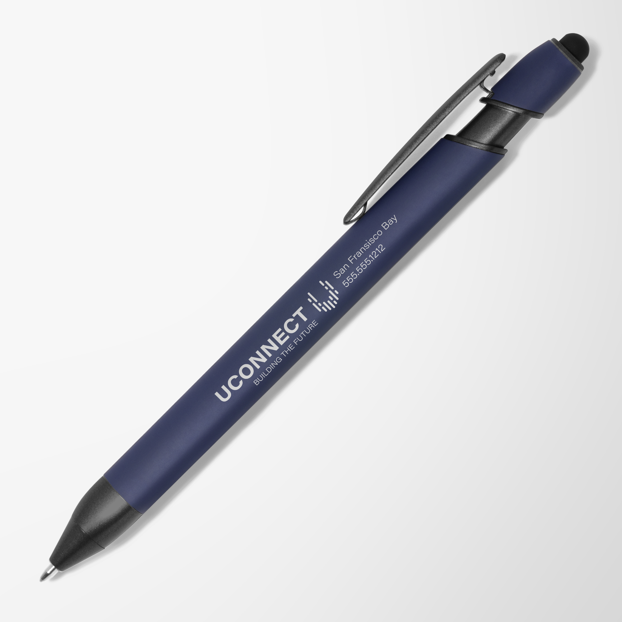 Custom Soft Touch Pyra Stylus Pen | Pens.com