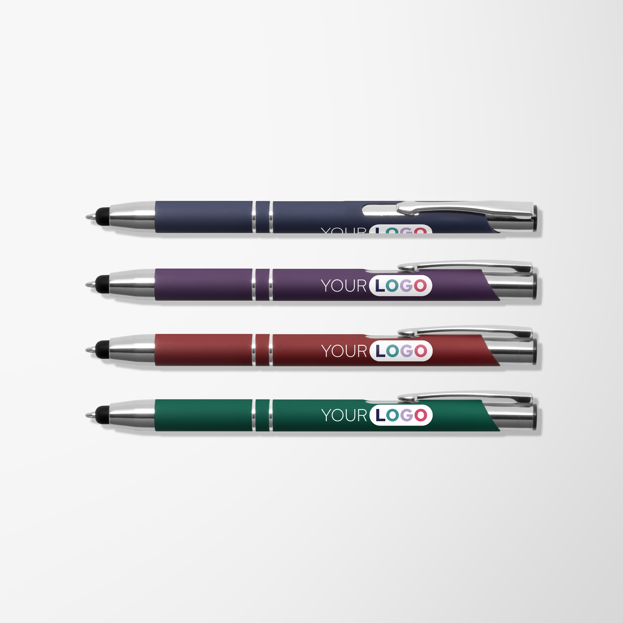 Custom Soft Touch Paragon Pen & Stylus-Full Color Inkjet | Pens.com