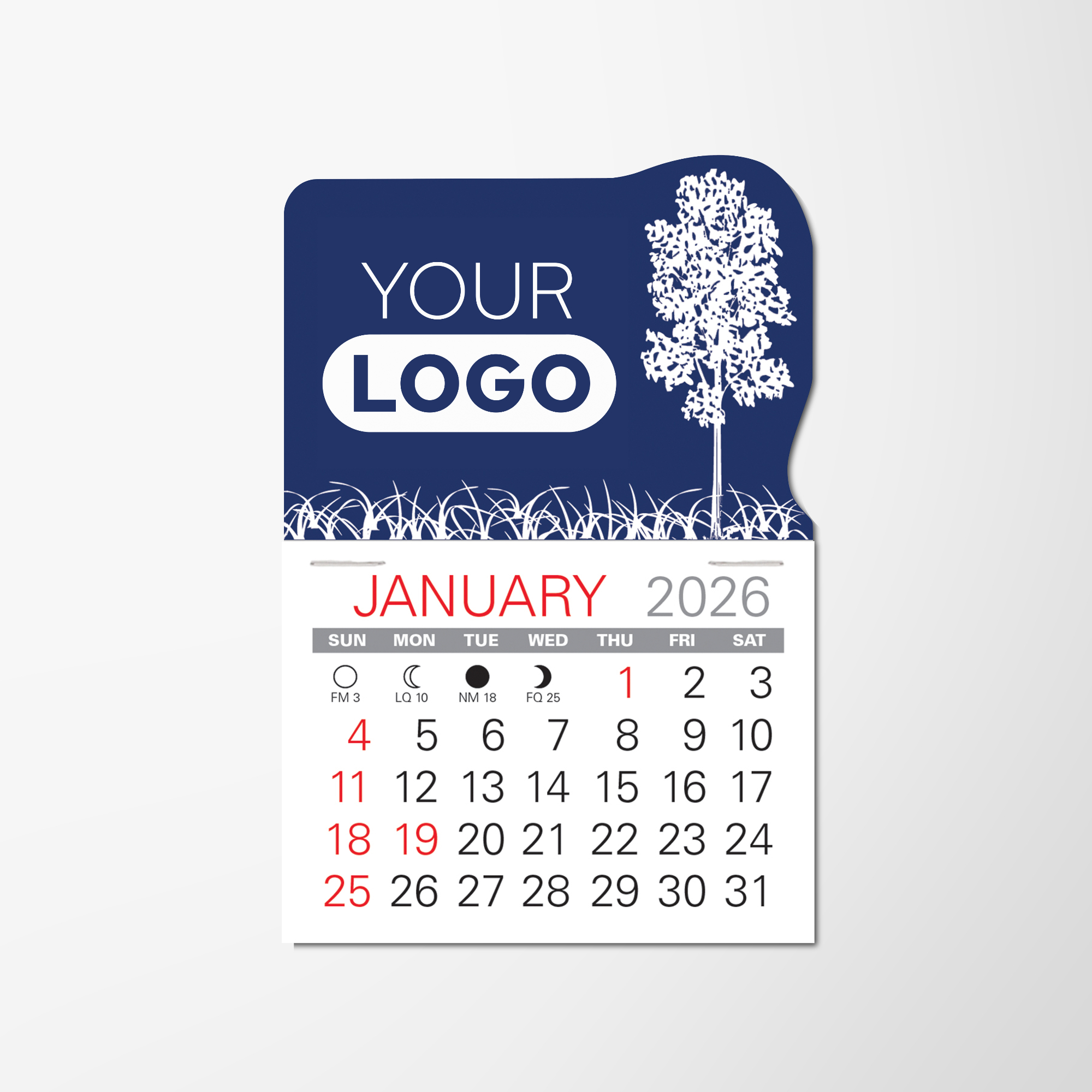 Custom Value Stick Calendar - Landscape | Pens.com