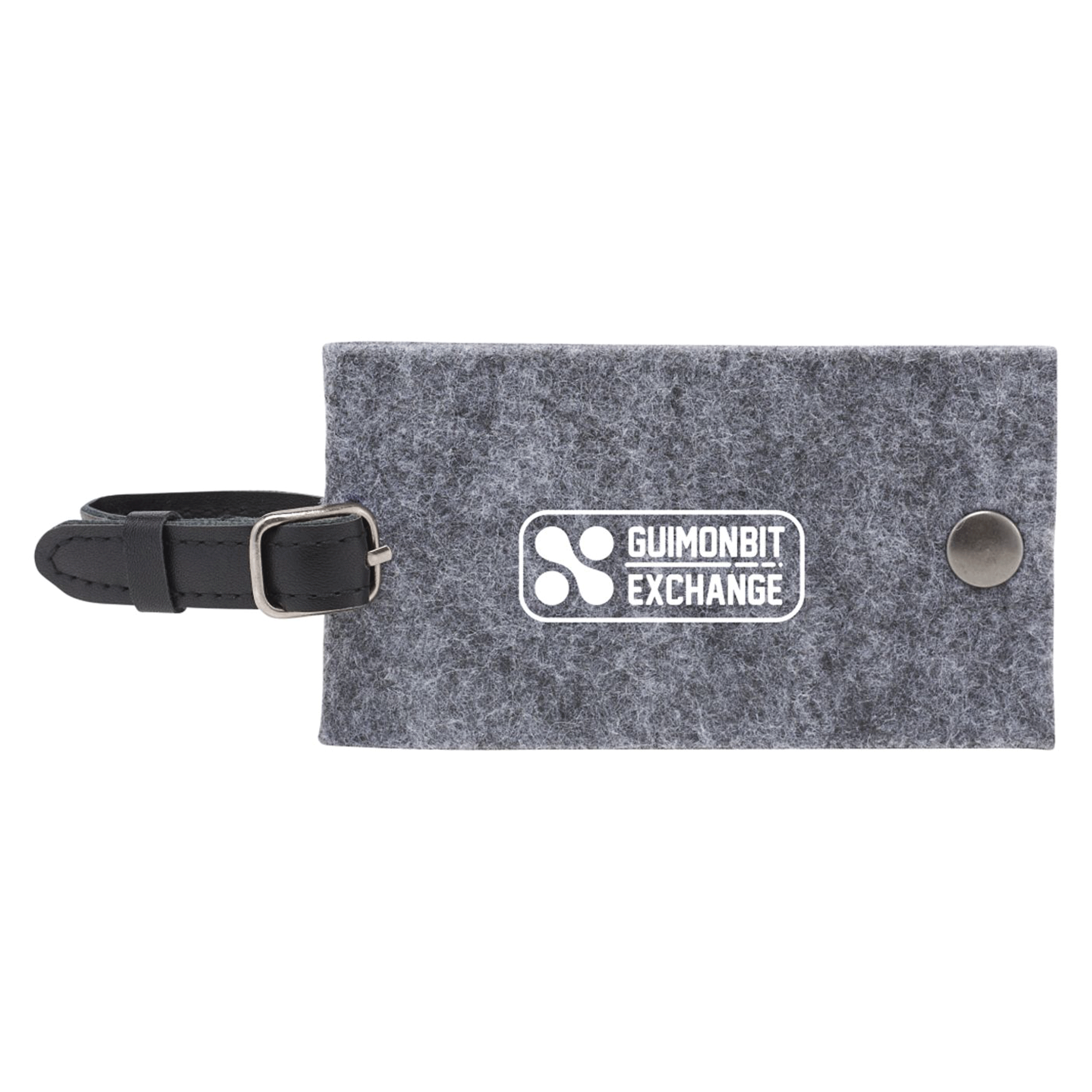 Custom The Goods Recycled Felt Luggage Tag | Pens.com