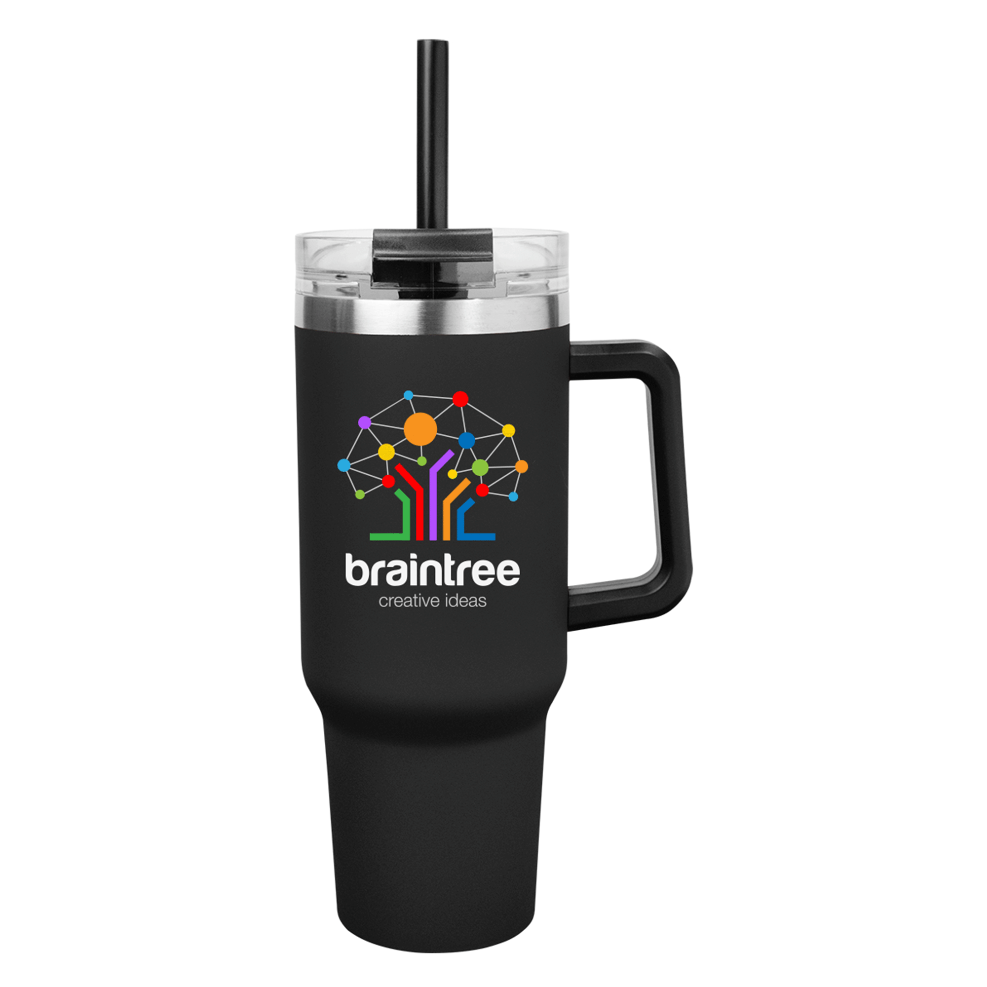 Custom Full Color 40 oz. Intrepid Recycled Stainless Steel Travel Mug ...