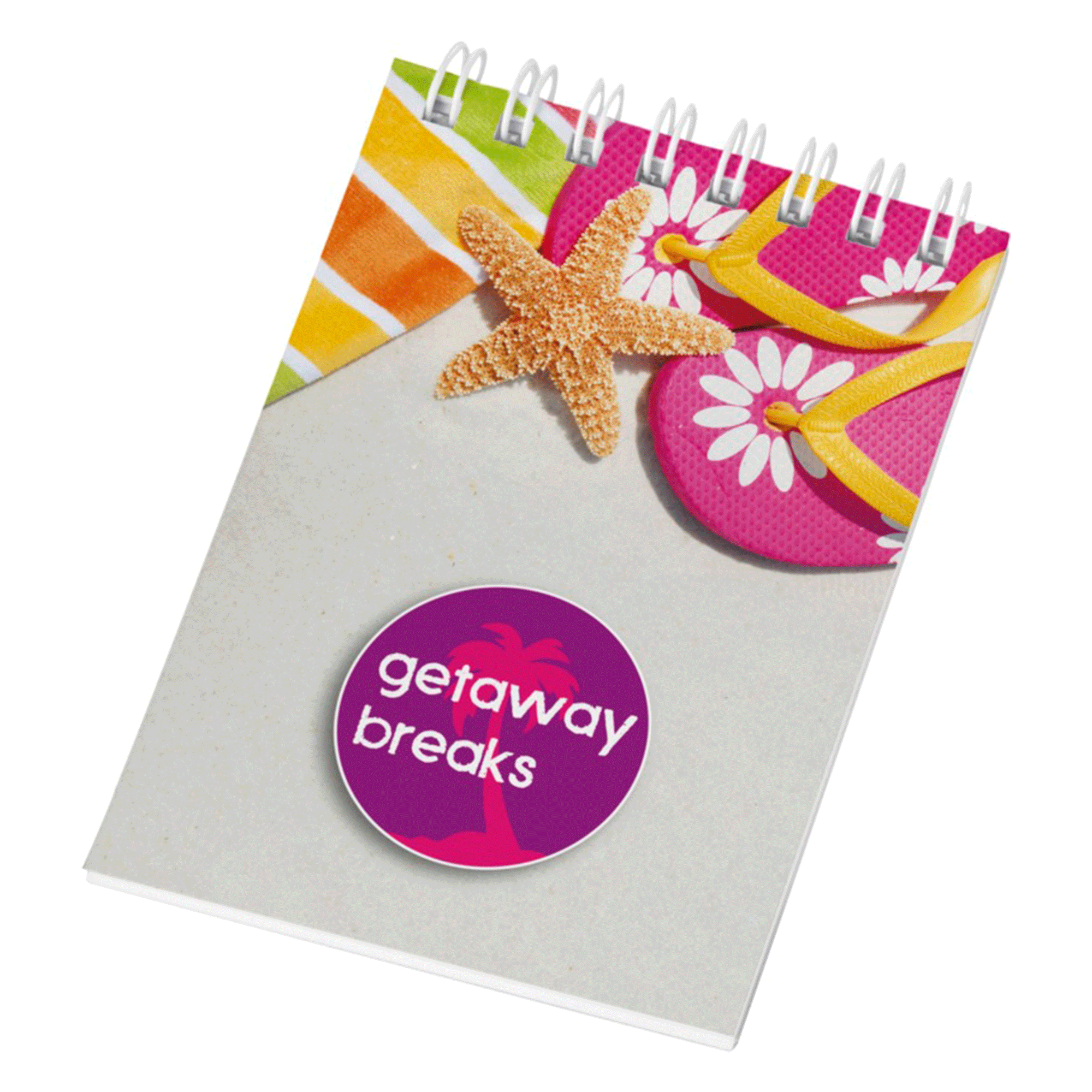 Bloc-notes A7 a spirale Desk-Mate® Gia con stampa a 360° - Prodotti ...