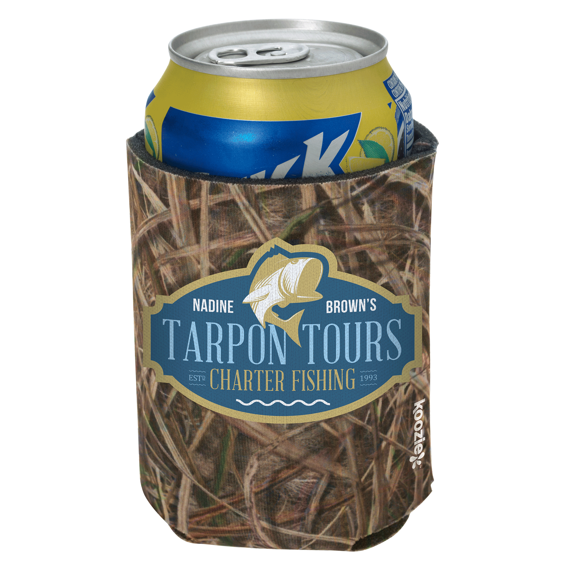 Custom Full Color Koozie® Mossy Oak® britePix® Can Cooler | Pens.com