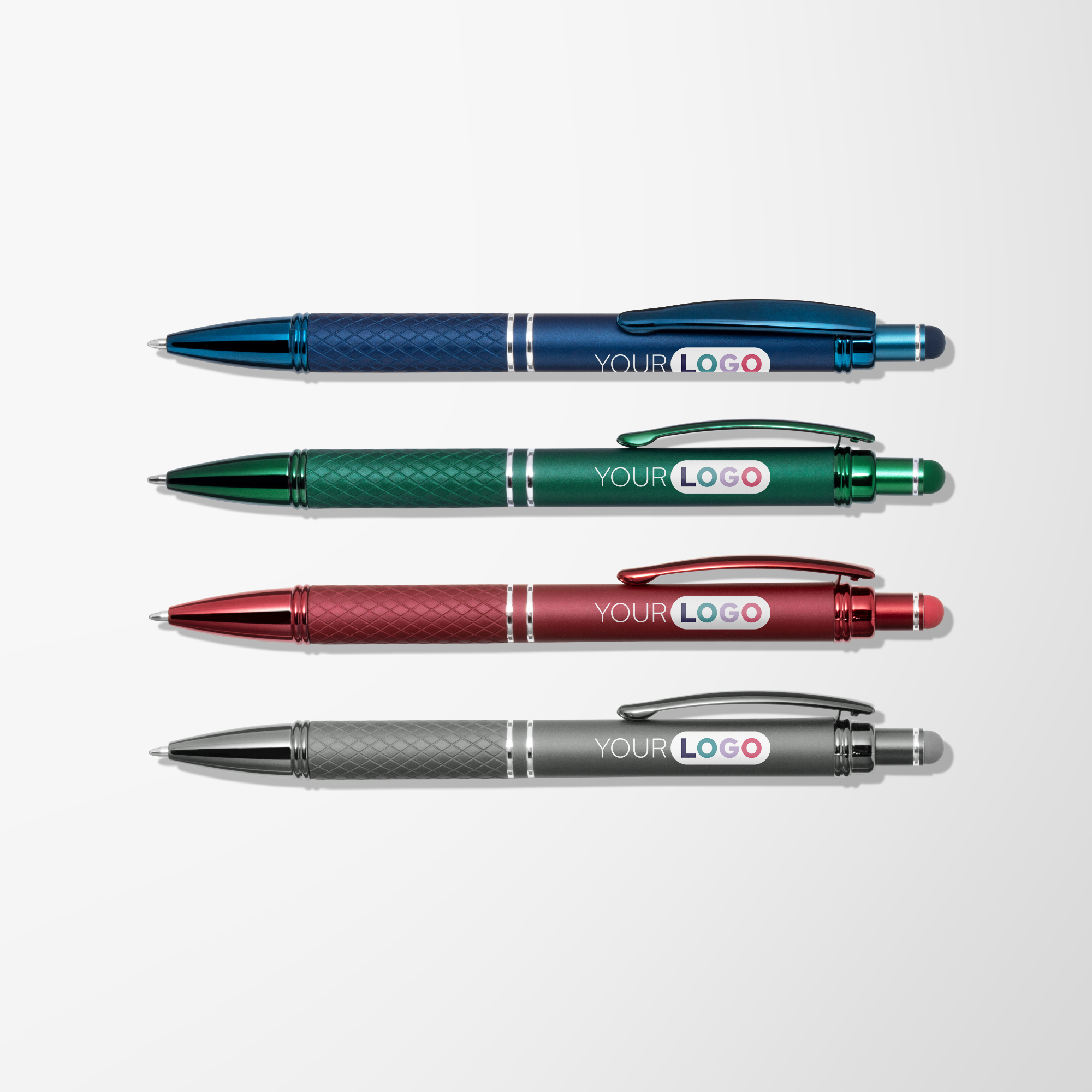 Caneta stylus Diamond monocromática com impressão policromática ...