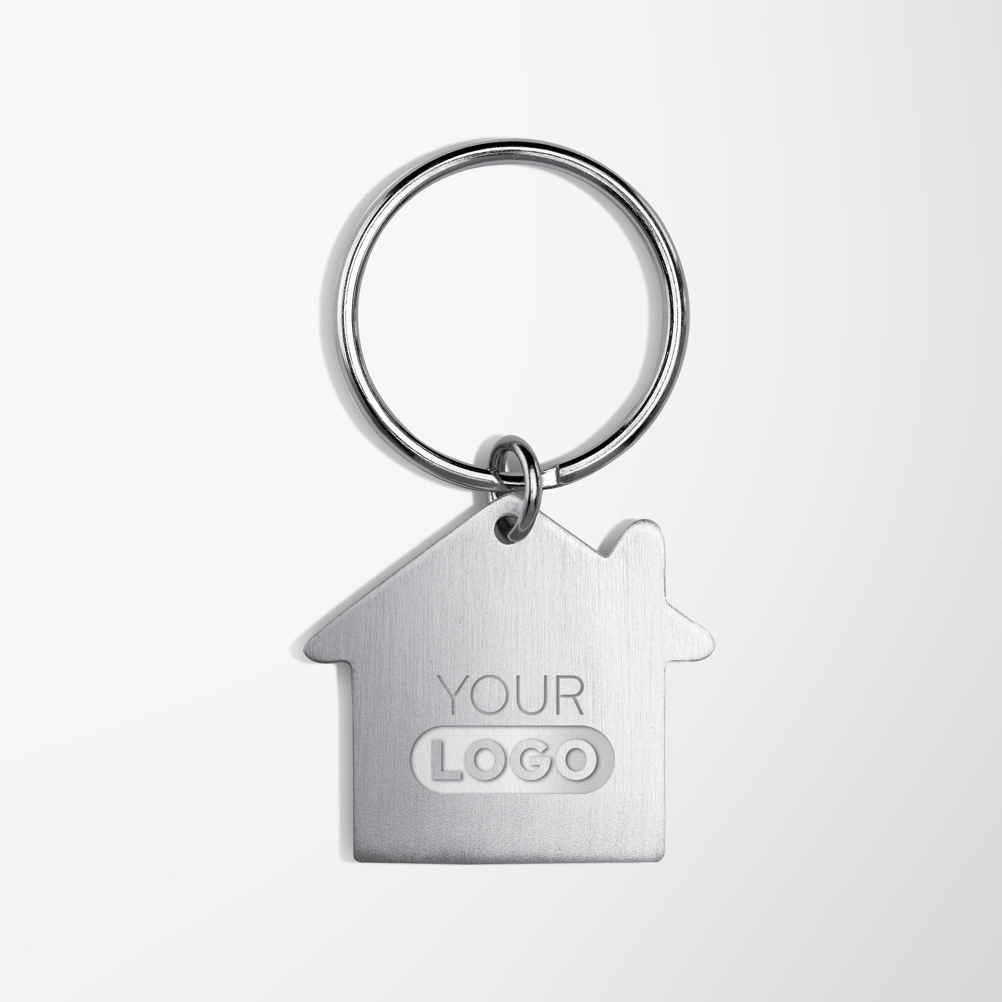 Promotional Heim Engraved House-Shaped Key Ring | Pens.com