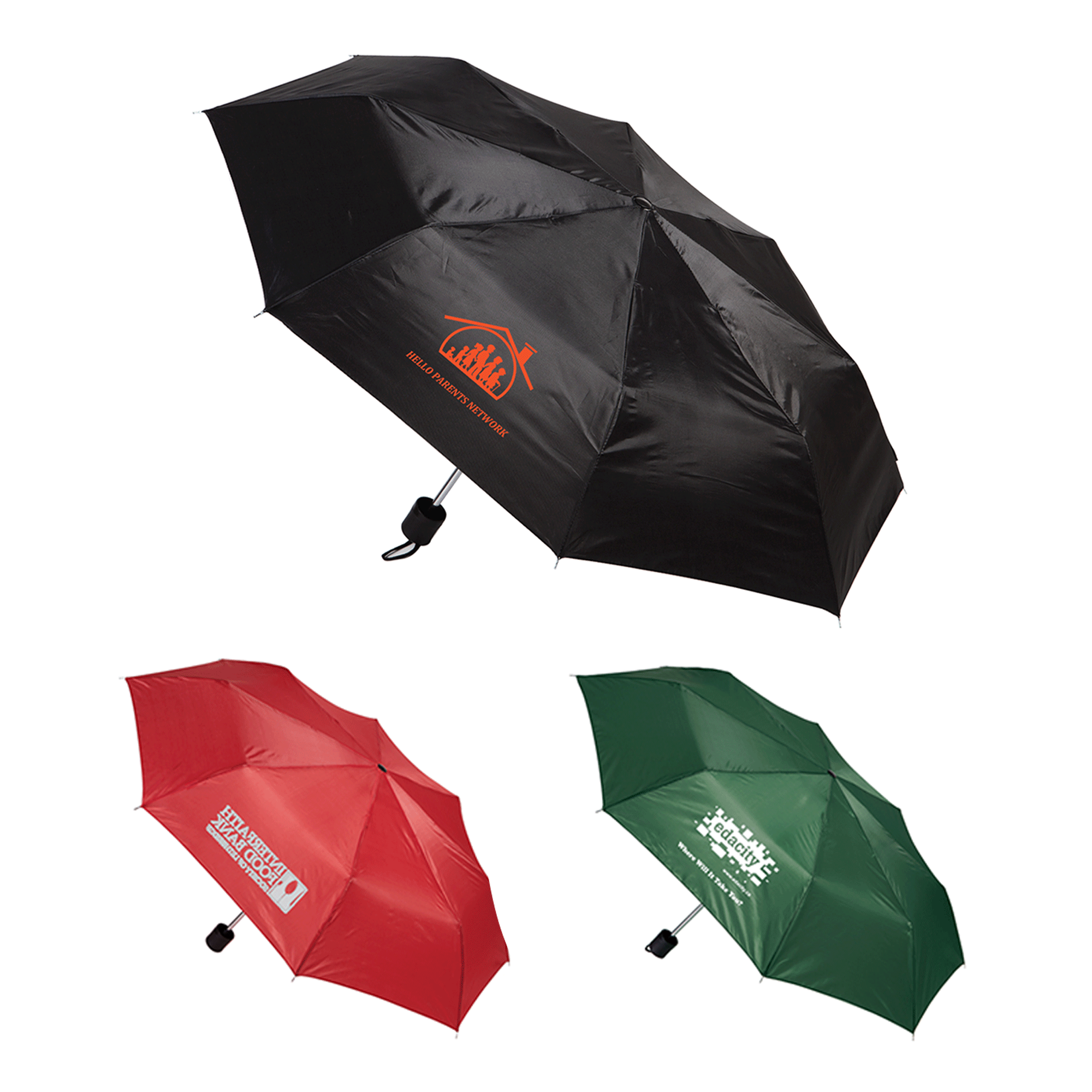 Custom Compact Umbrella | Pens.com