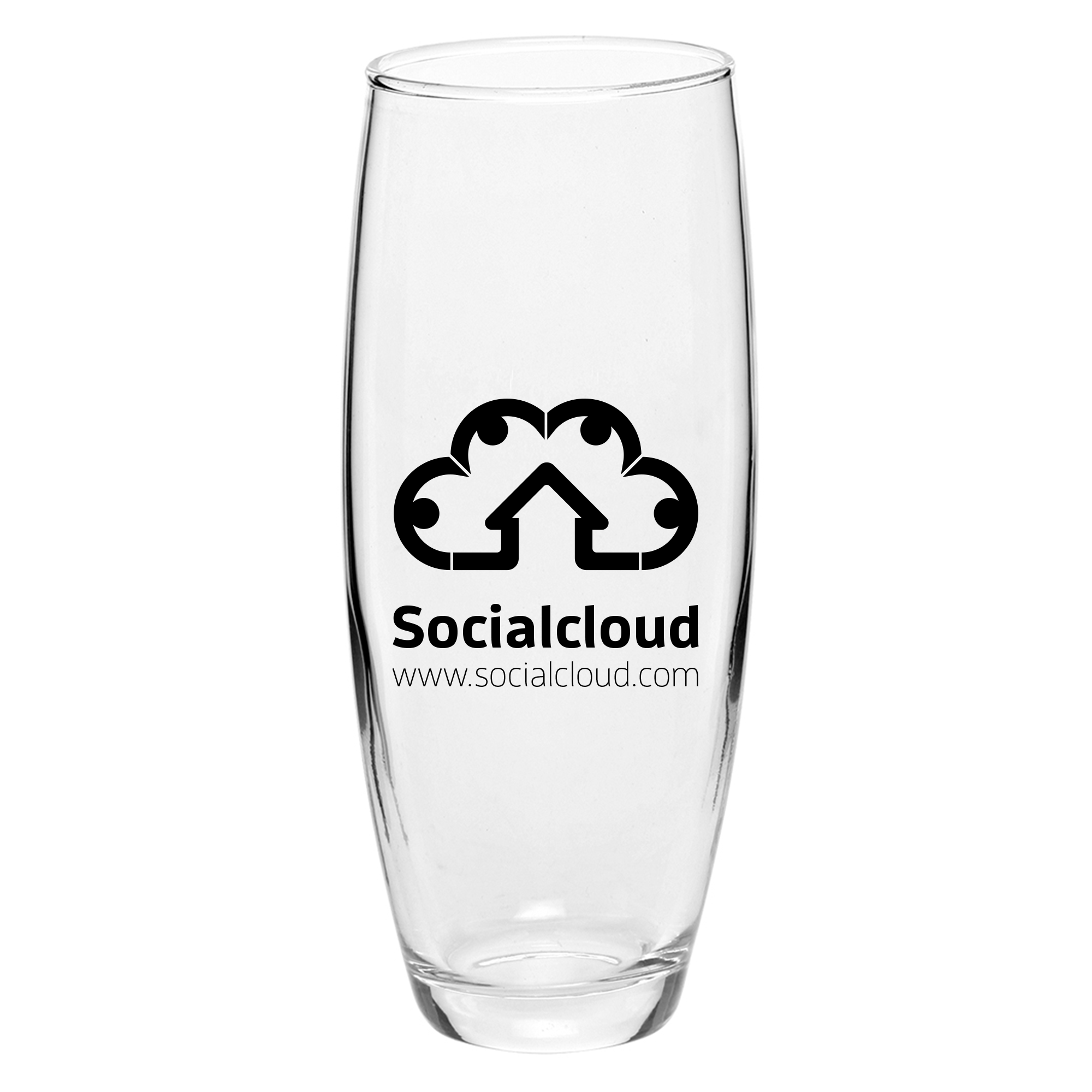 Custom 9 oz. Cachet Stemless Flute | Pens.com