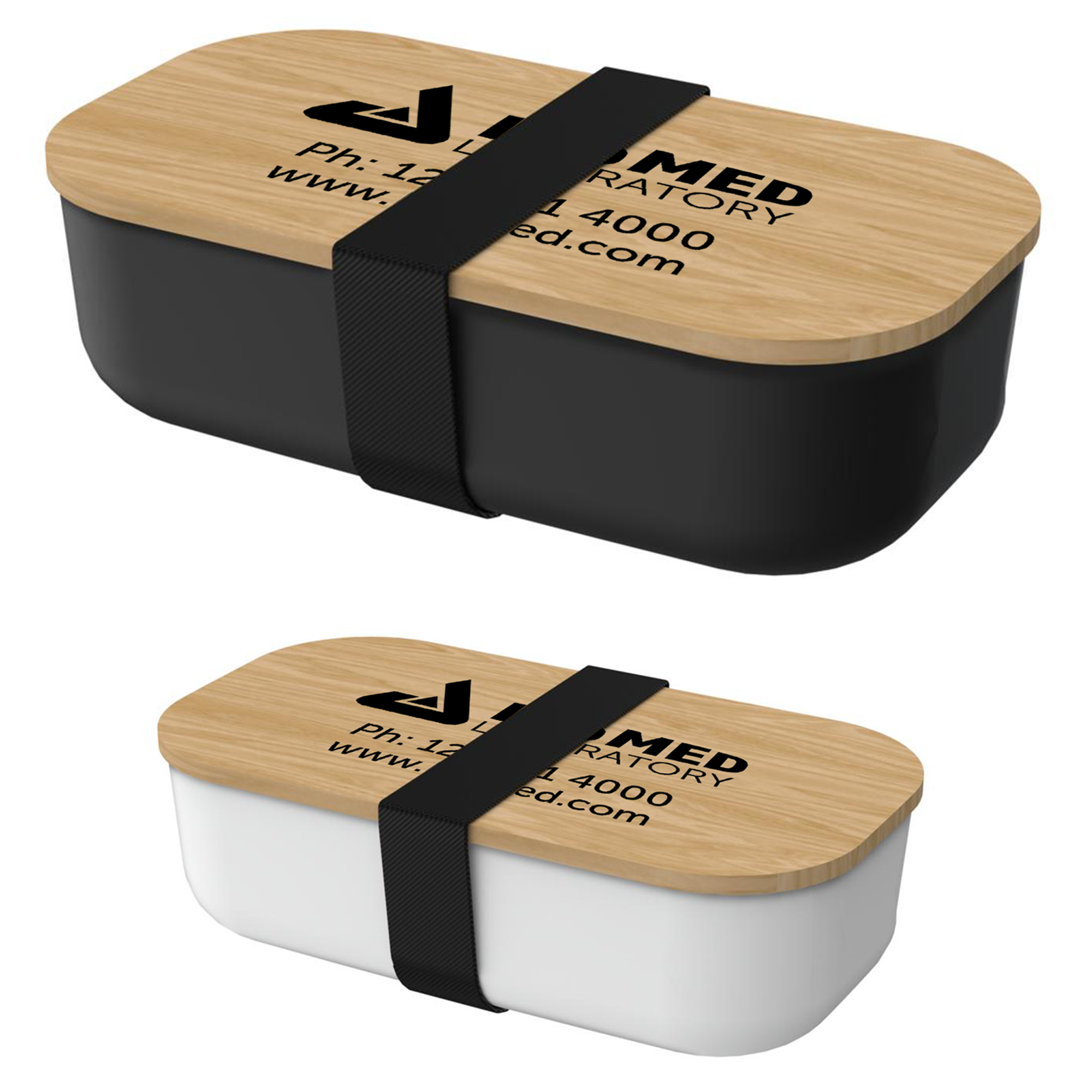 Promotional Lodge Lunch Box with Beech Lid with Logo | Pens.com