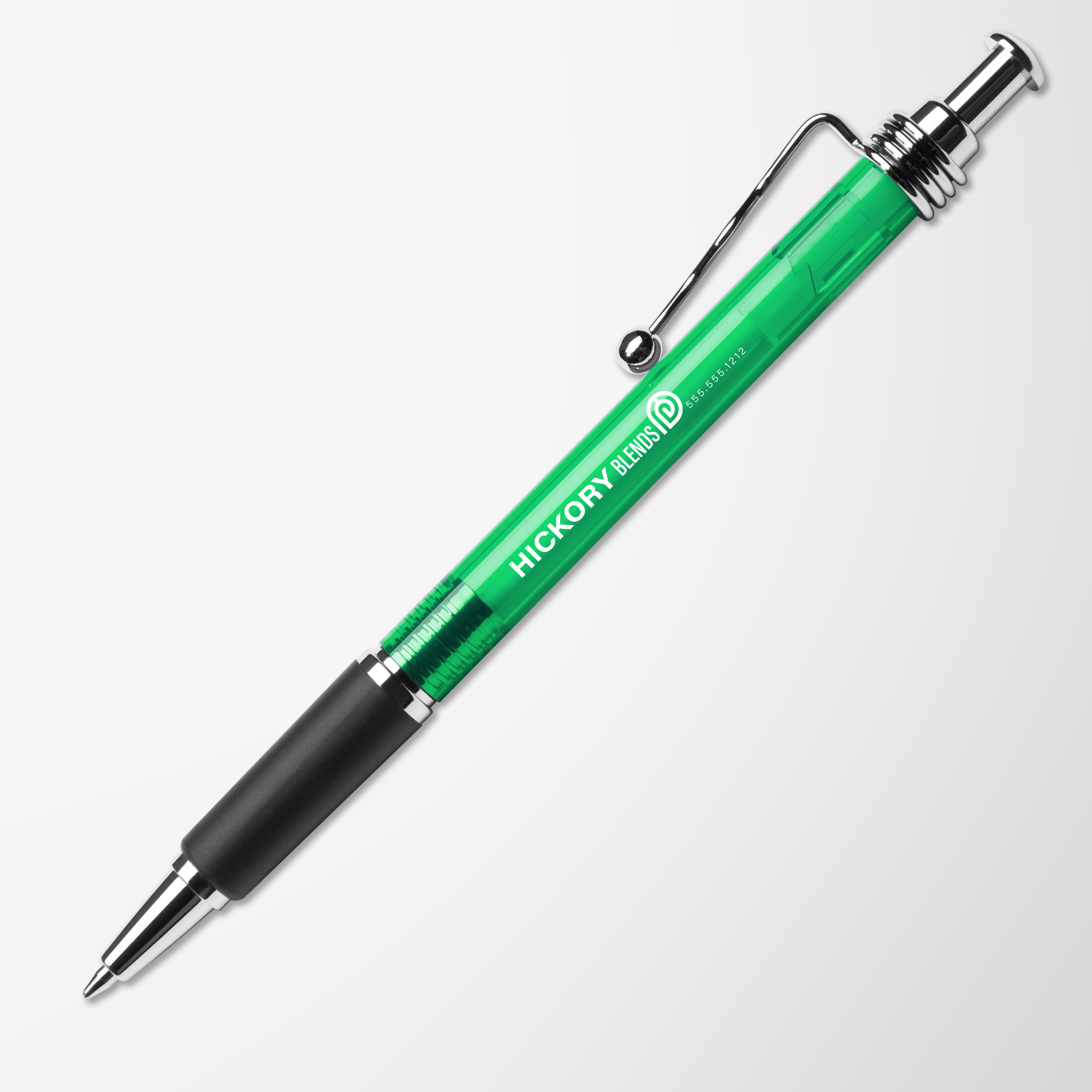 Custom Translucent Squiggle Pen | Pens.com CA