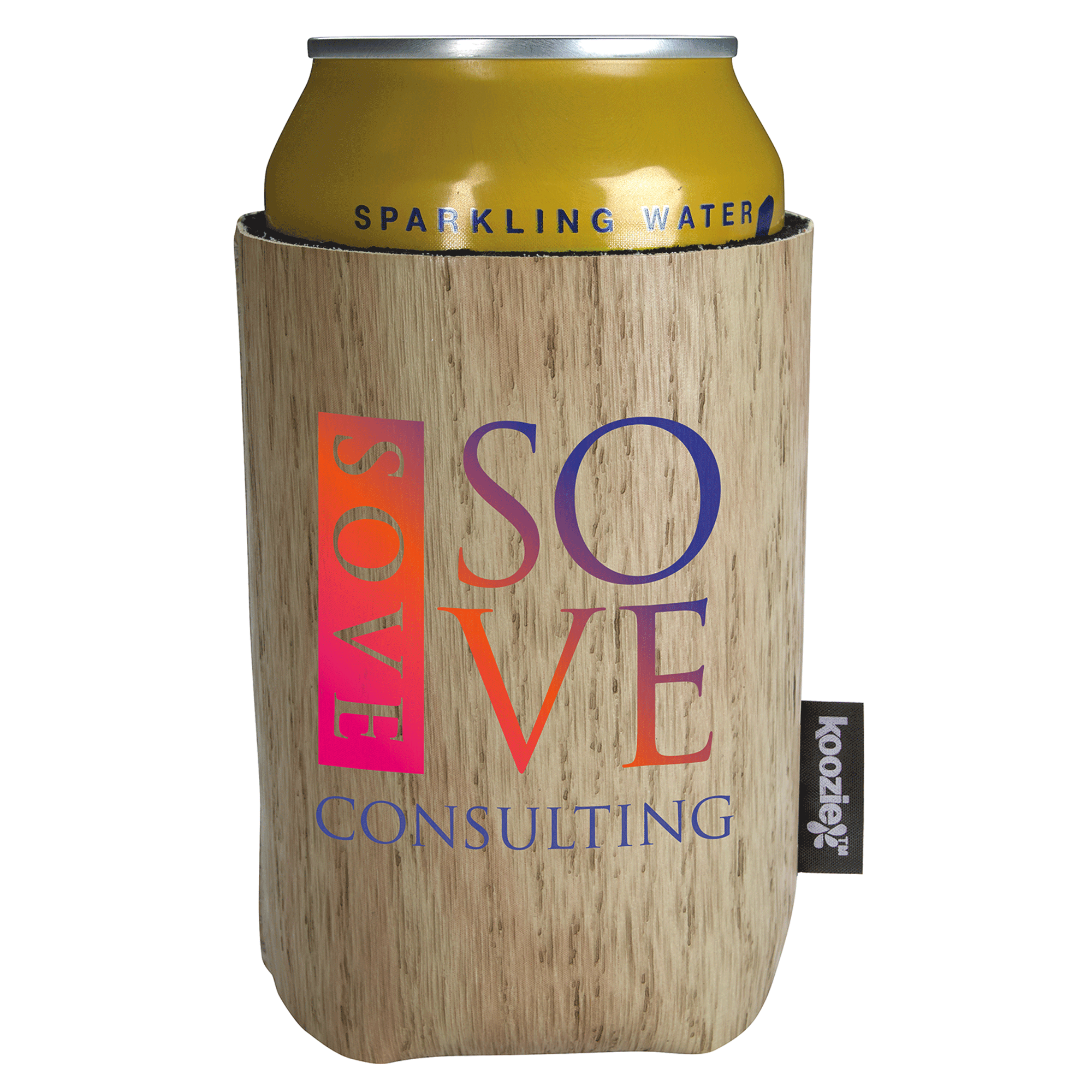 Custom Full Color Koozie® Woody Can Cooler | Pens.com