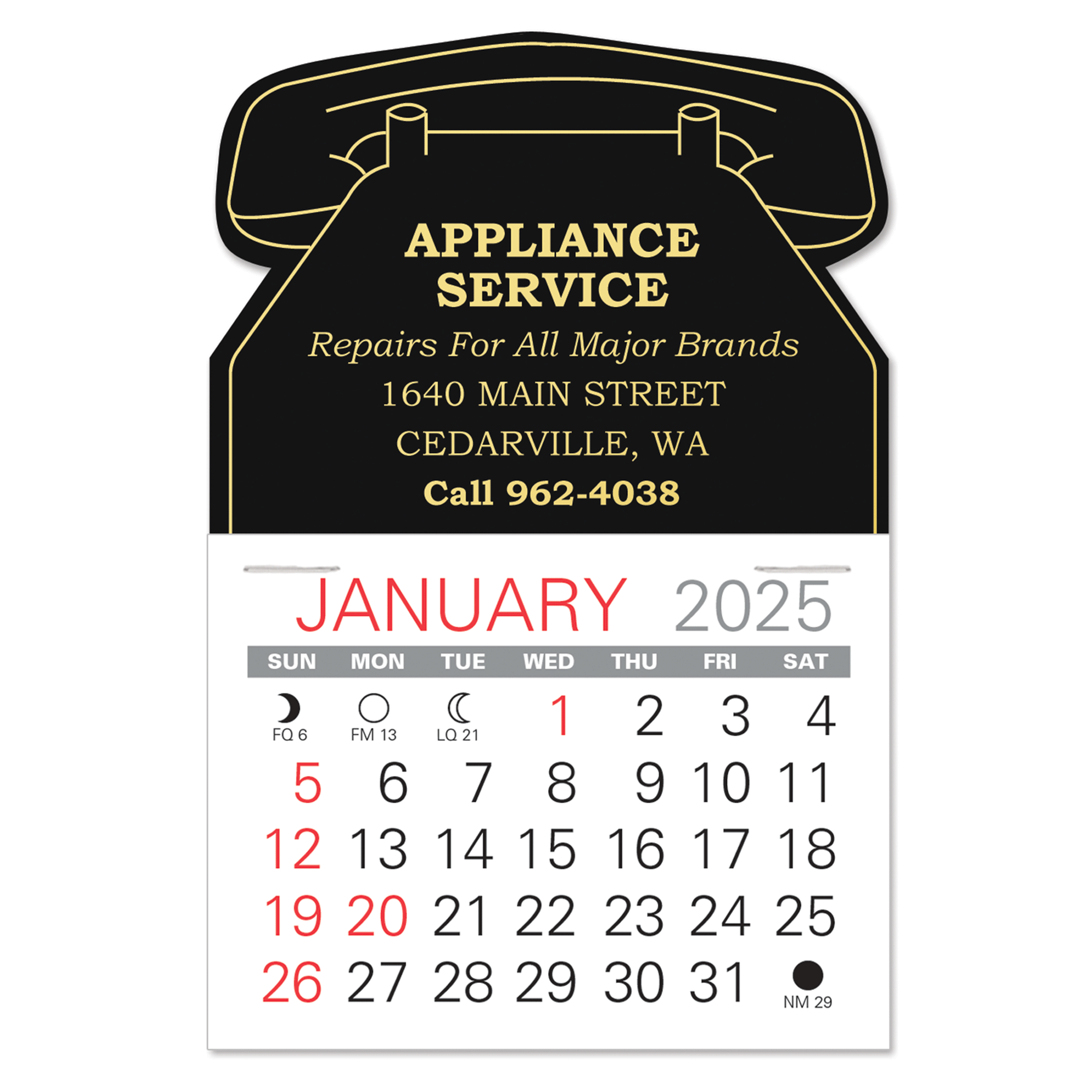 Custom Value Stick Calendar - Phone | Pens.com