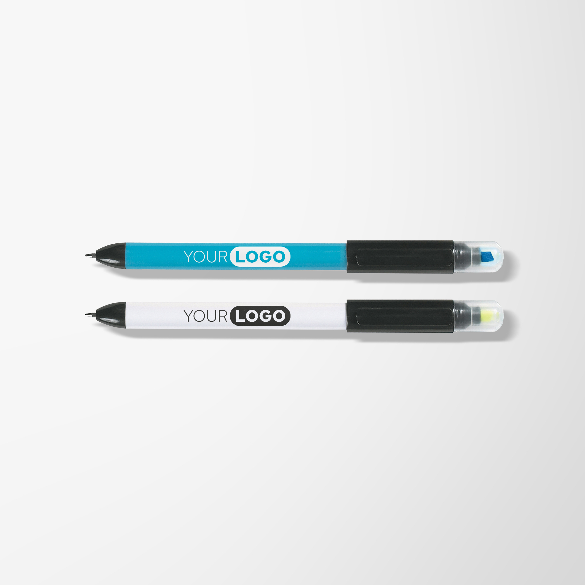 Custom Twin-Write Pen with Highlighter | Pens.com