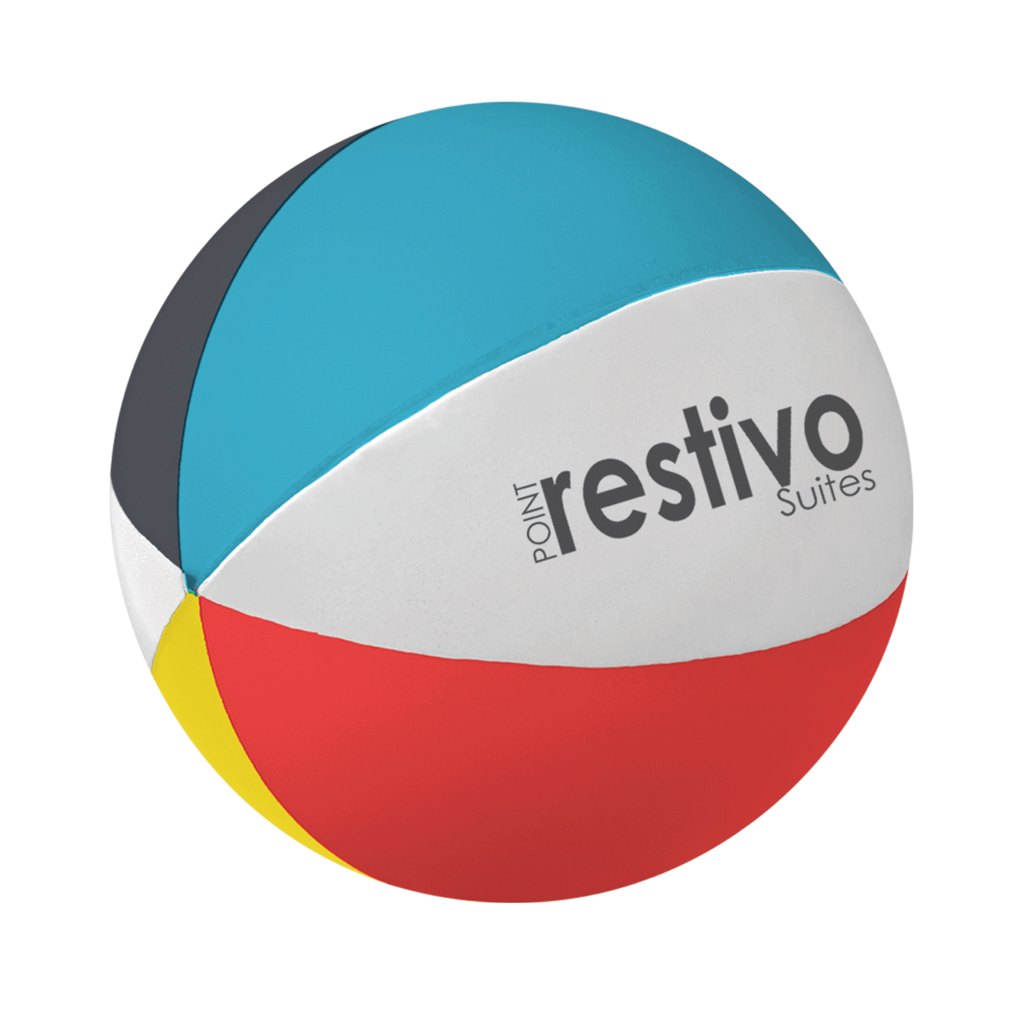 Custom Beach Ball Shape Stress Reliever | Pens.com