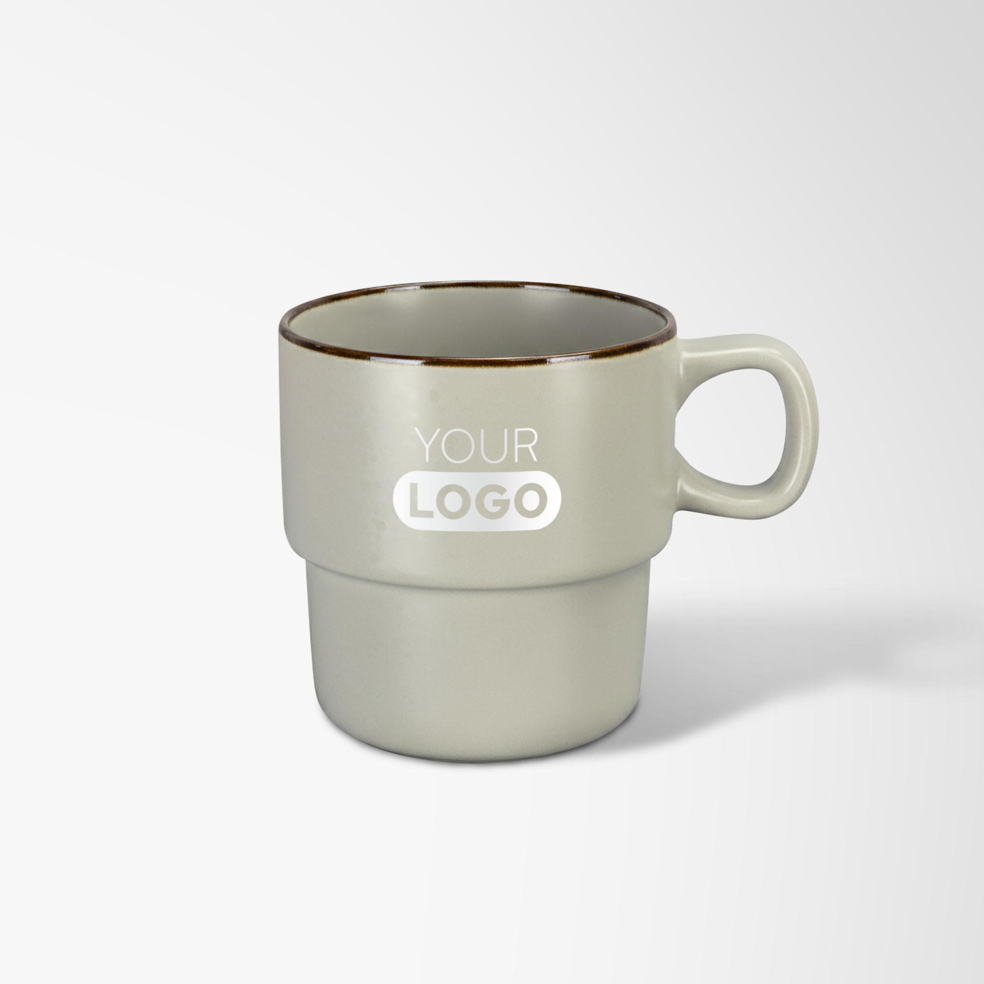 Personalise Keepsake 350 ml Coffee Cup Set with Text | Pens.com