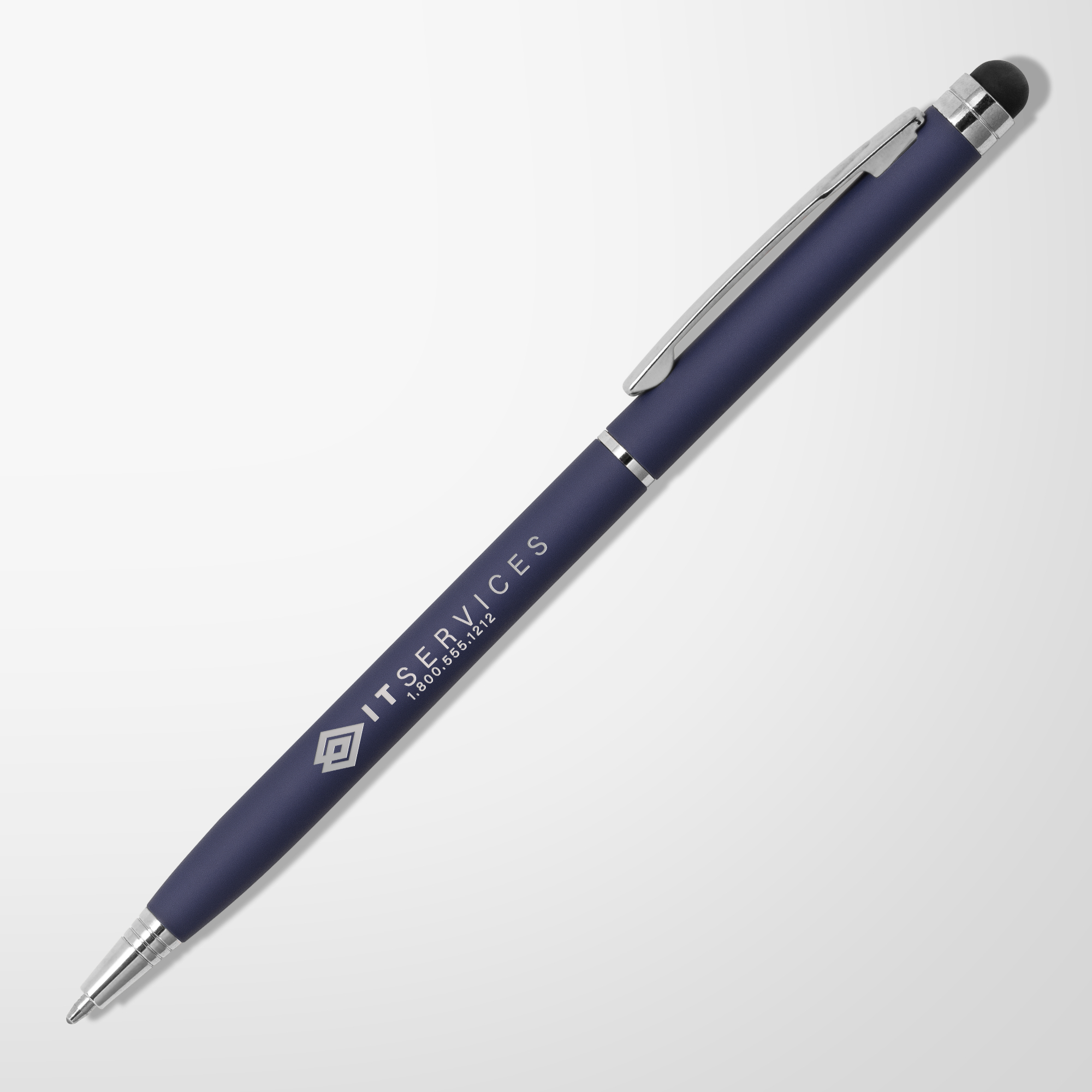 Custom Bright Soft Touch Falon Stylus Pen | Pens.com