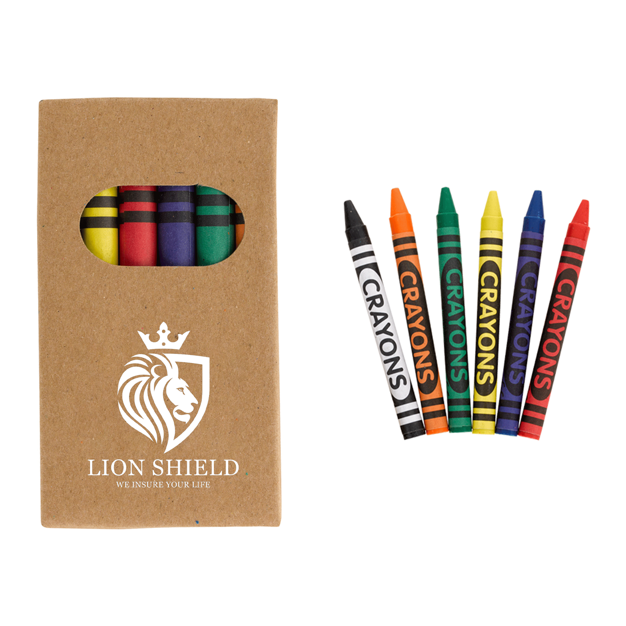 Custom 6-Piece Crayon Set | Pens.com